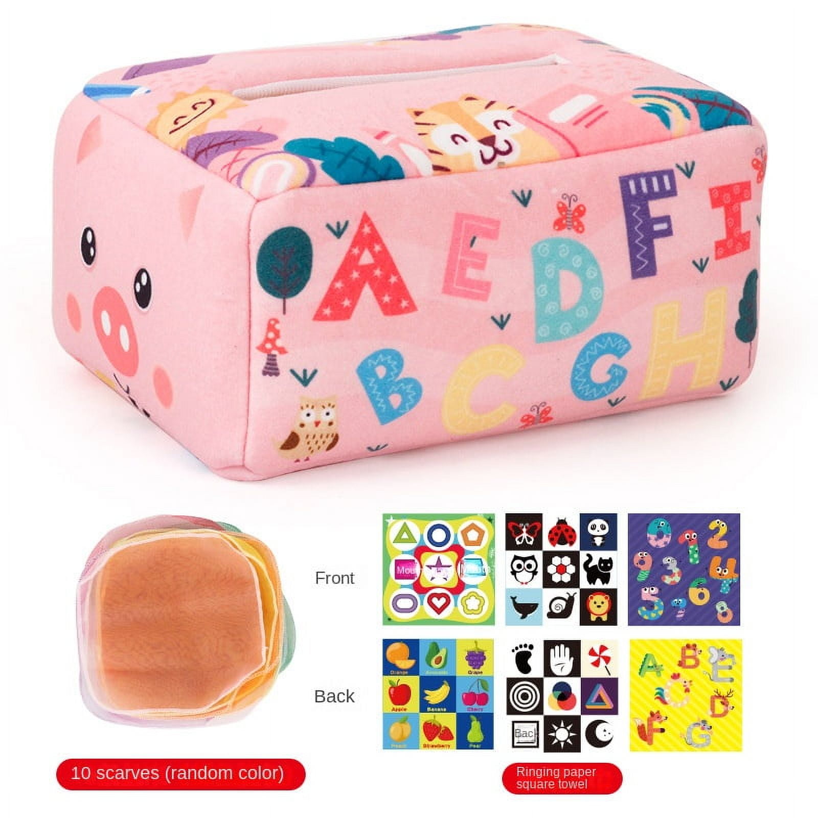 Baby Montessori Toy,Magic Tissue Box,Educational Learning Activity ...