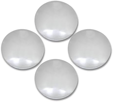 Baby Moon Hub Caps, 10-1/8 Inch Diameter, Chrome, Silver, Steel, Snap ...