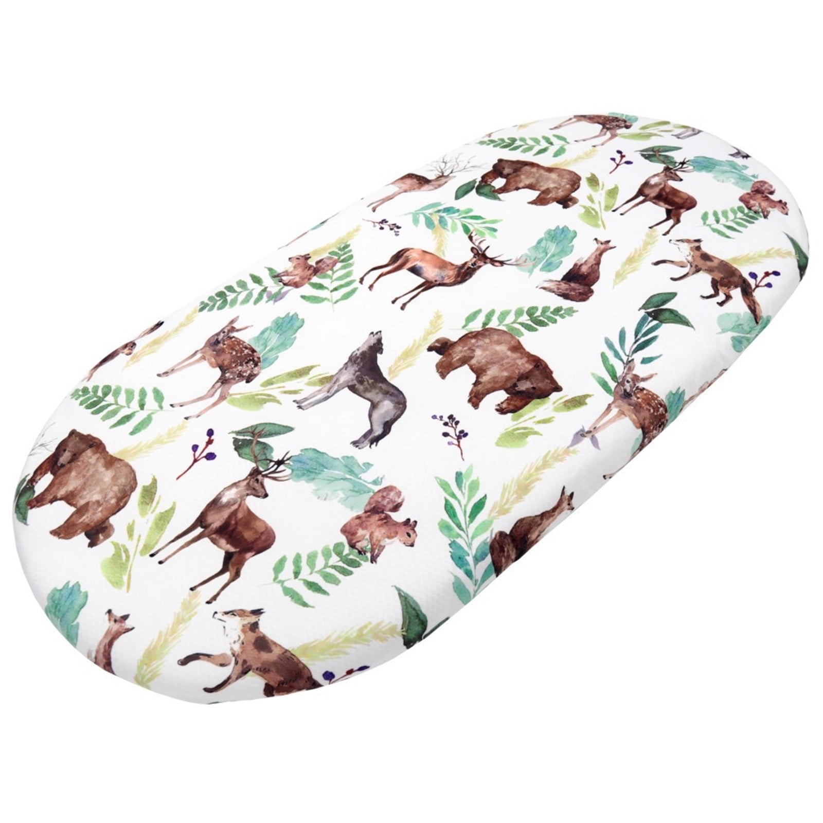Baby Moses Basket Sheet Bassinet Sheet Cradle Sheet Adapts To Rectangle ...