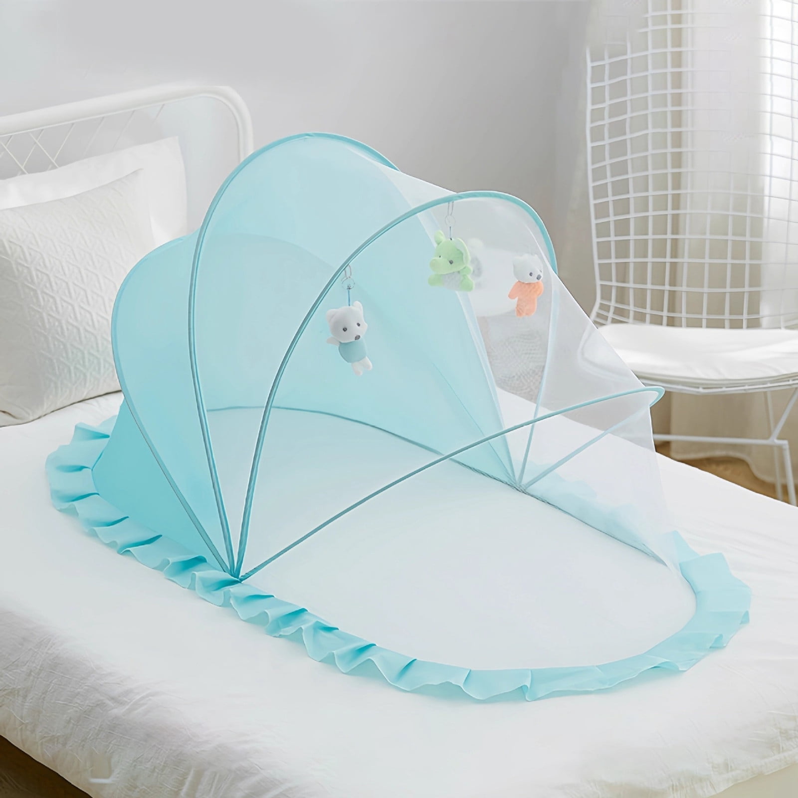 Baby Mosquito Net Cover, Baby Crib Full Face Mosquito Proof Cover ...