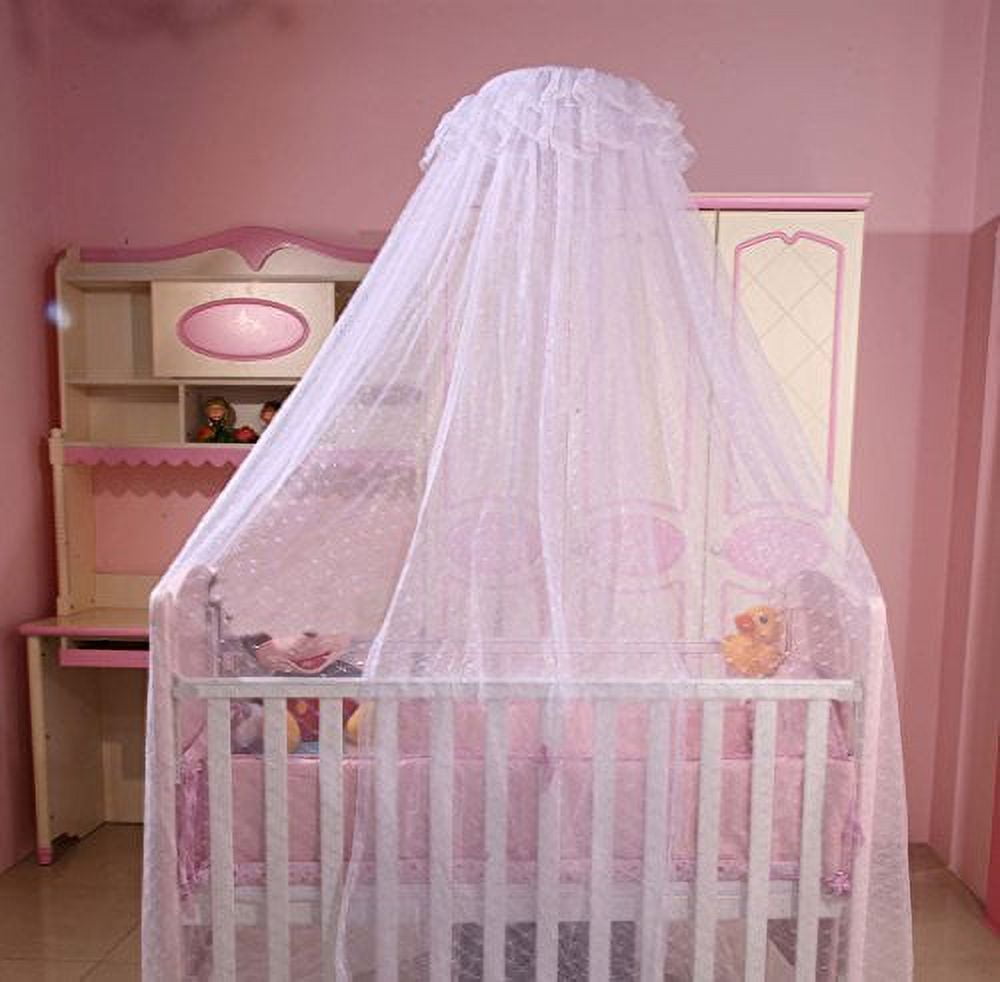 Baby Mosquito Net Nursery Crib Bed Hanging Dome Canopy Mesh Insect ...