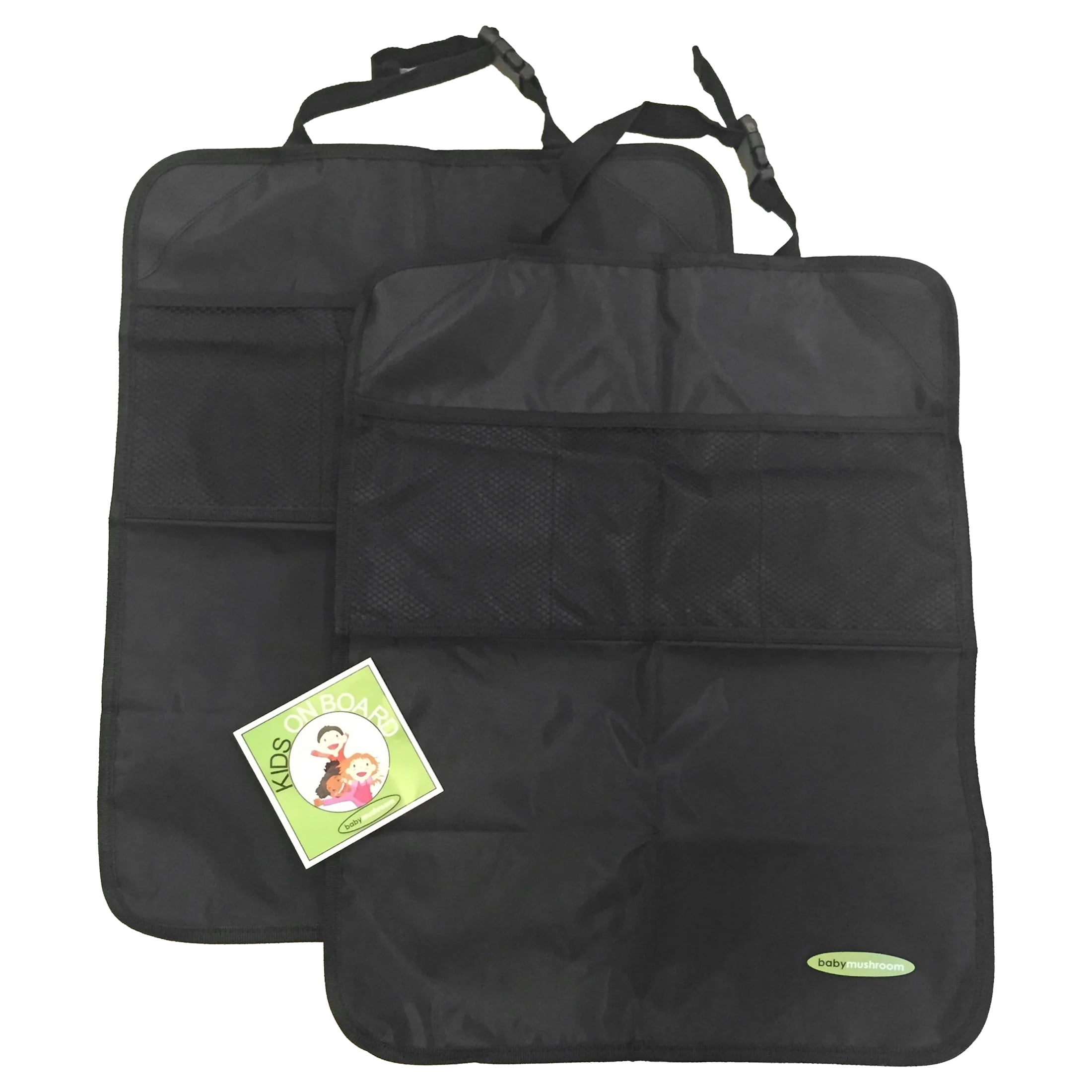 Baby Mushroom Kick Mat (2 Pk)-Waterproof W/Storage, Black - Walmart.com