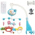 Baby Musical Crib Mobile with Night Light/Projector/Rattles/Timer ...