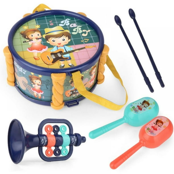 Baby Musical Drum Toys, Toddler Musical Instruments Shakers Percussion ...