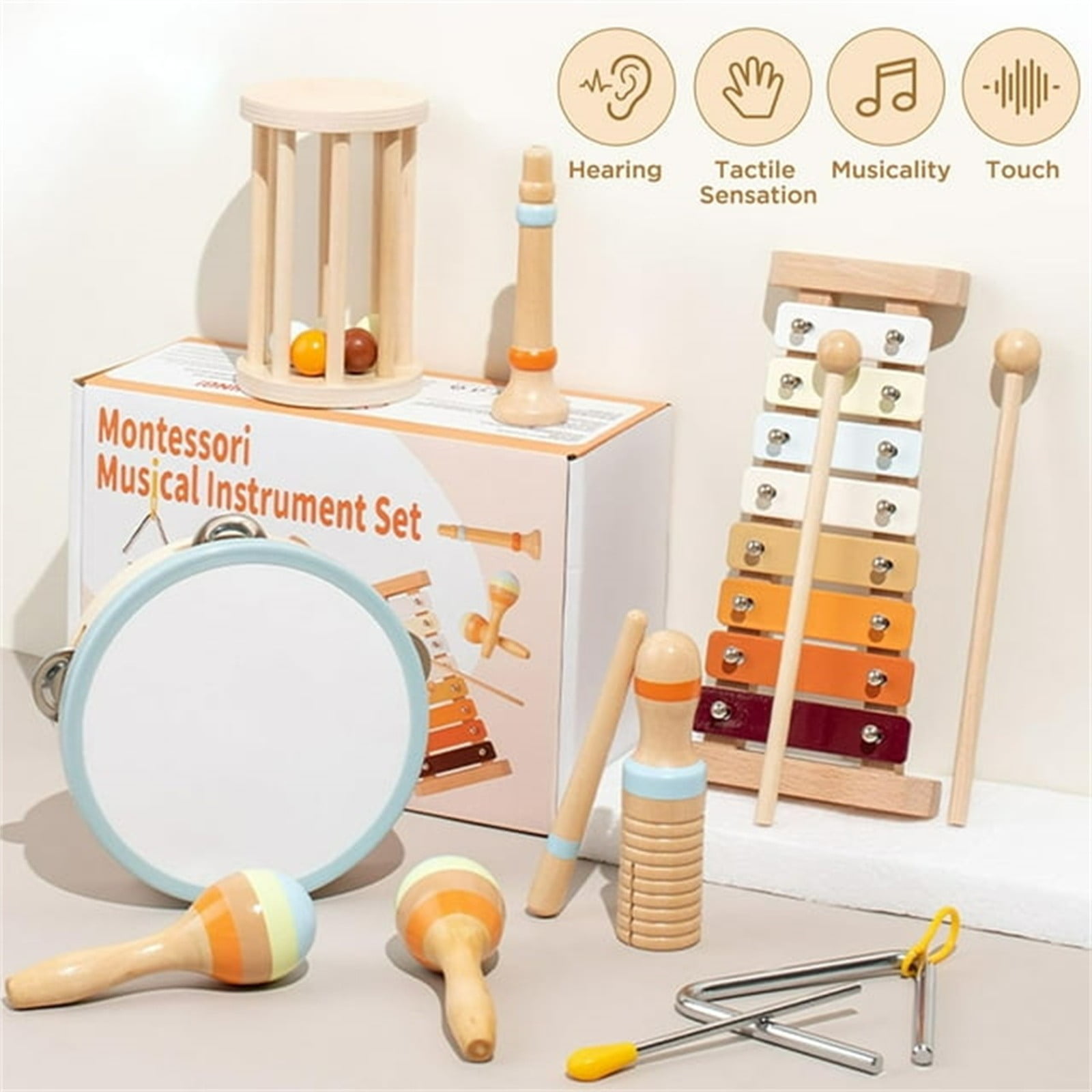 Baby Musical Instruments - Montessori Musical Toys for Toddlers 1-3 ...