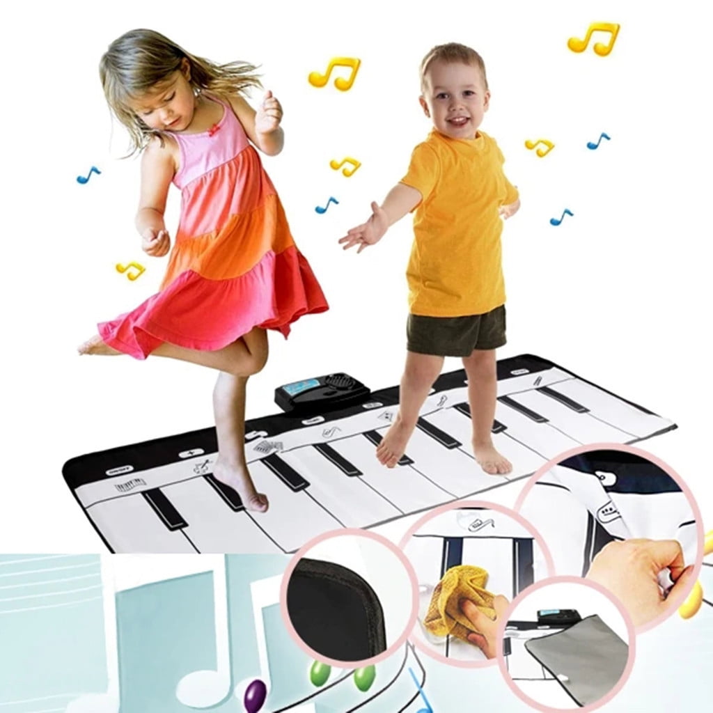 Baby Musical Mats with 25 Music Sounds, Musical Toys Child Floor Piano ...