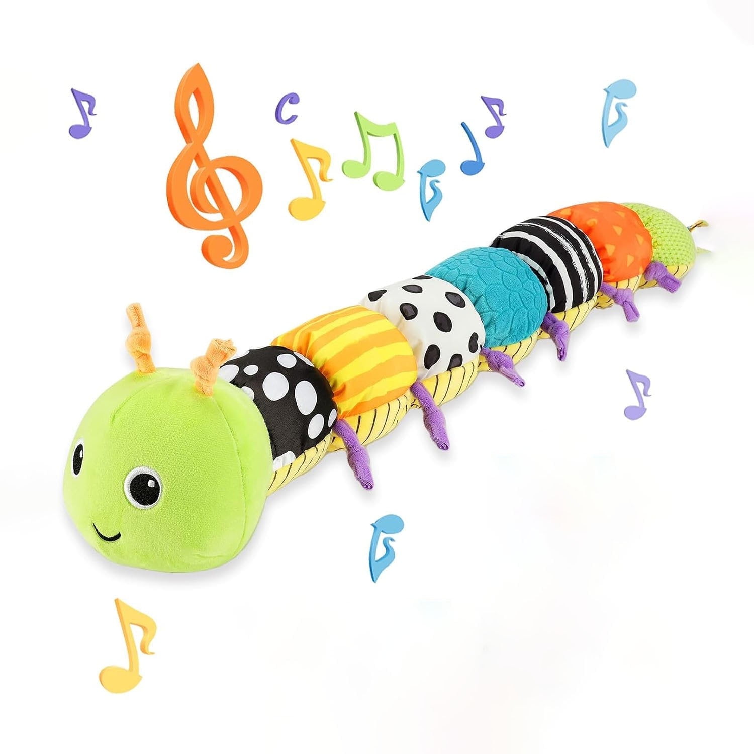 Baby Musical Worm Soft Infant Toy, Stuffed Animals for Newborn Toy ...