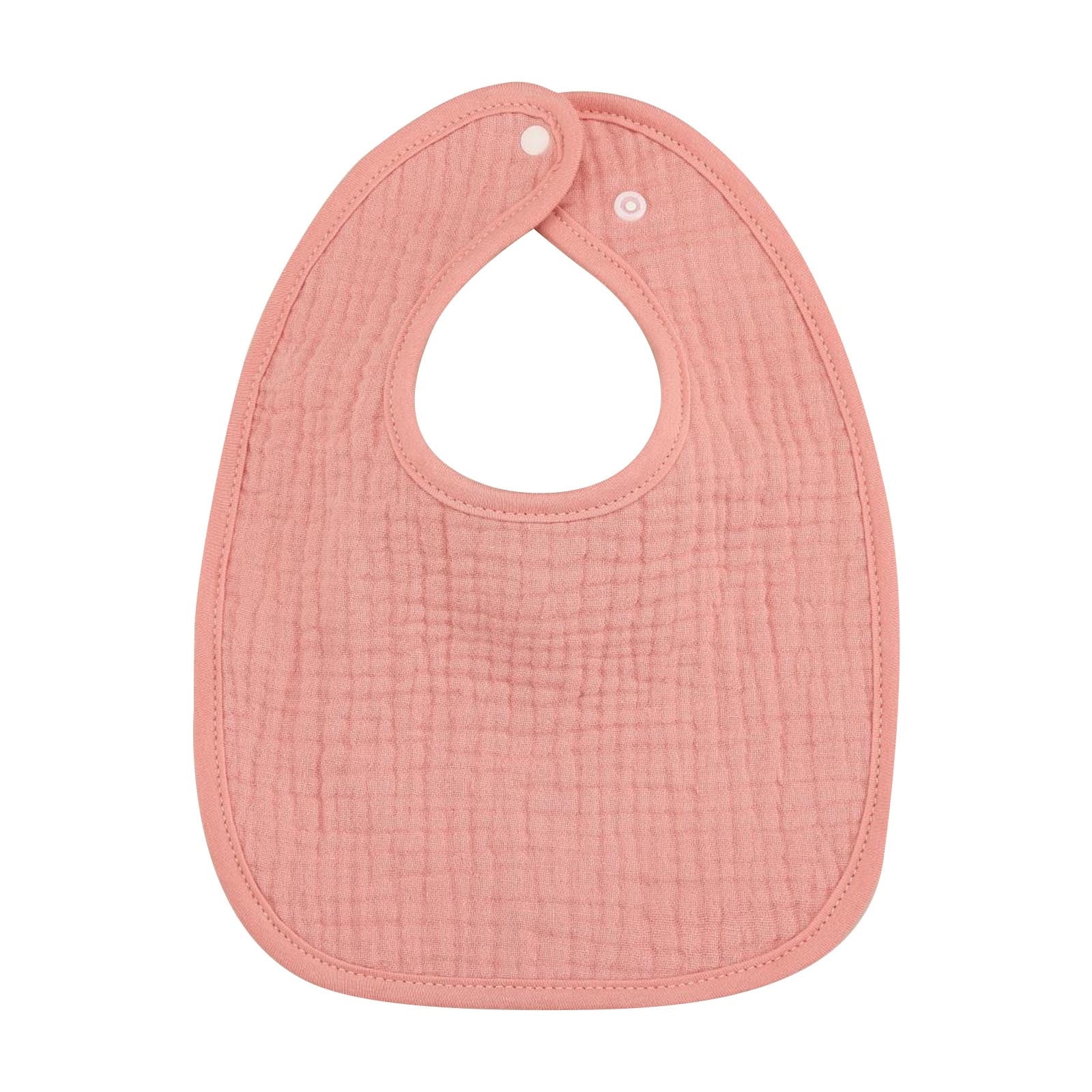 Baby Muslin Bib U-Shaped Cotton Drooling Bibs Feeding Teething Comfort ...