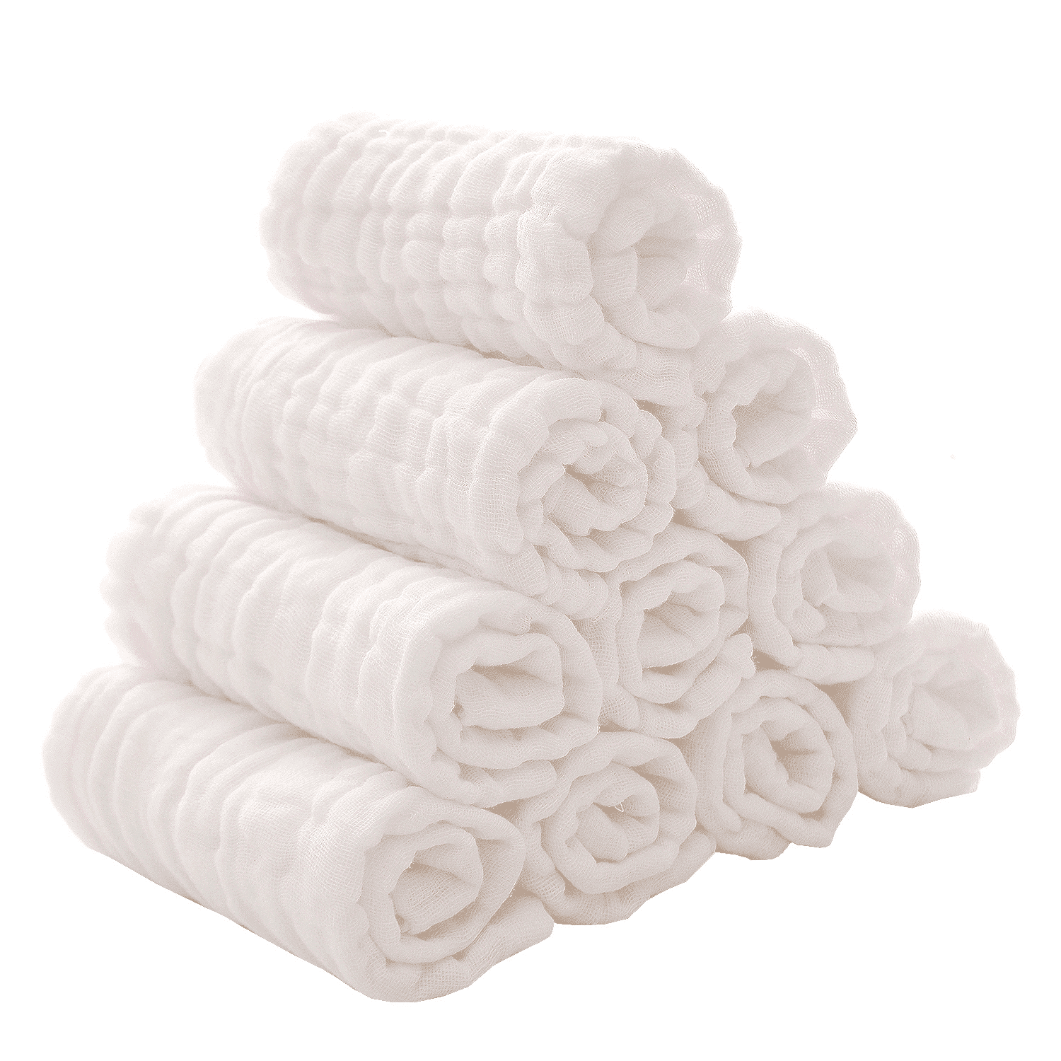 Baby Muslin Washcloths and Burp Cloths, Soft Absorbent Towels for ...