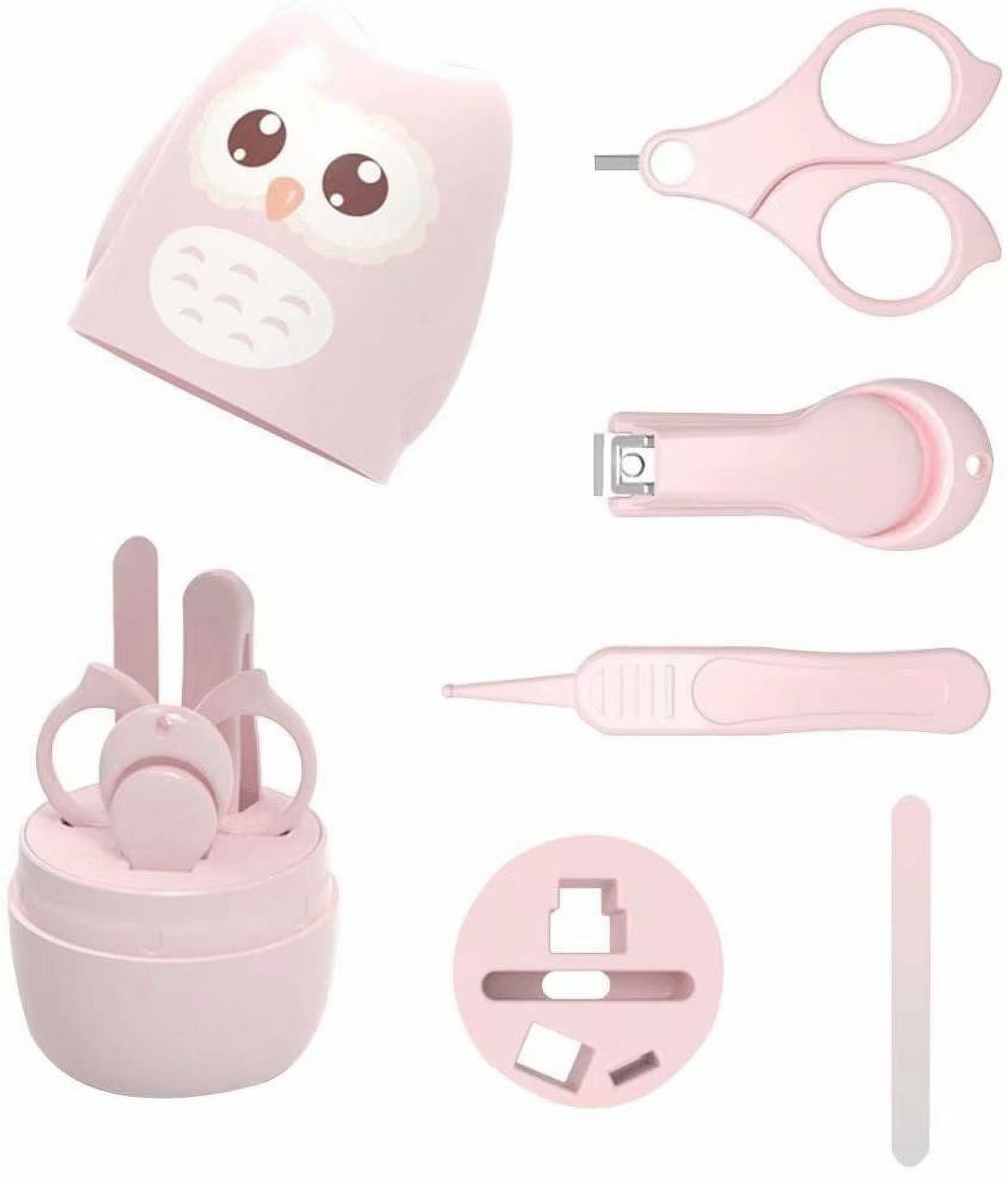 Baby Nail Kit, 4 in 1 Baby Manicure Kit and Pedicure kit with Cute Owl ...