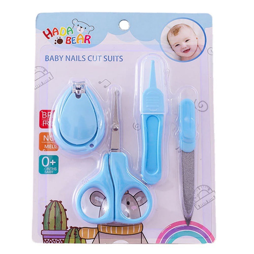 Baby Nail Kit,Bexikou 4Pcs Baby Manicure Kit, Baby Nail Clippers, Baby ...