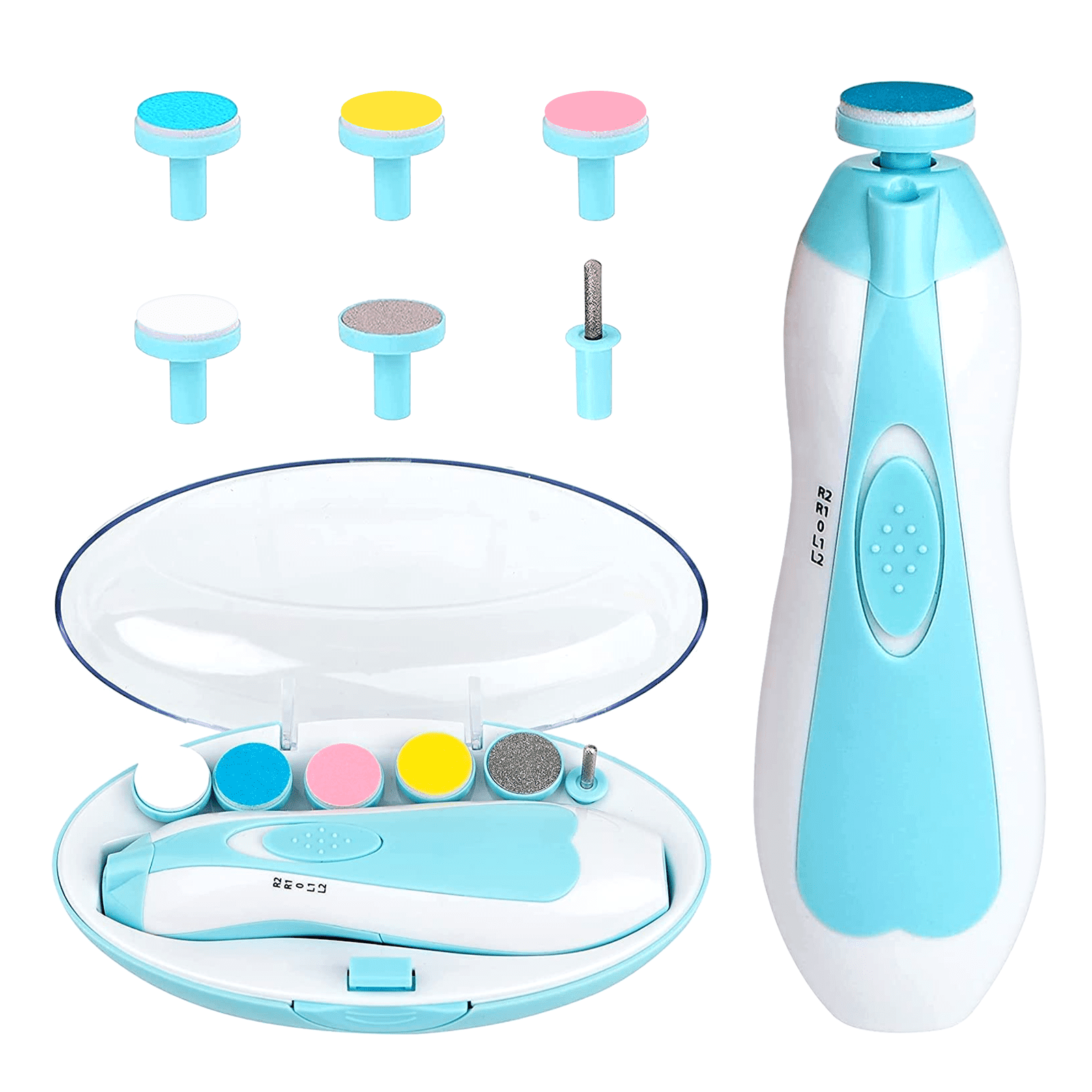 Baby Nail Trimmer Electric 6 in 1 Baby Nail Clippers, Baby Nail File ...