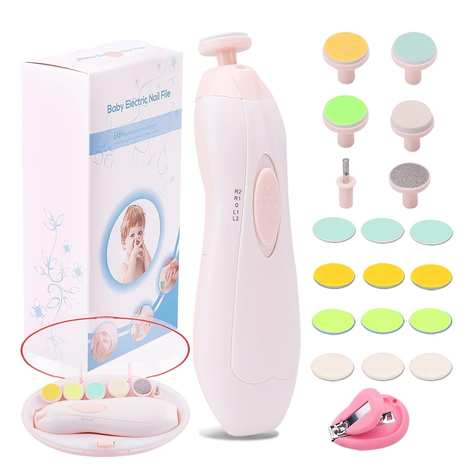 Baby Nail Trimmer Electric Nail File Baby Nail Clippers, Safe Nail ...