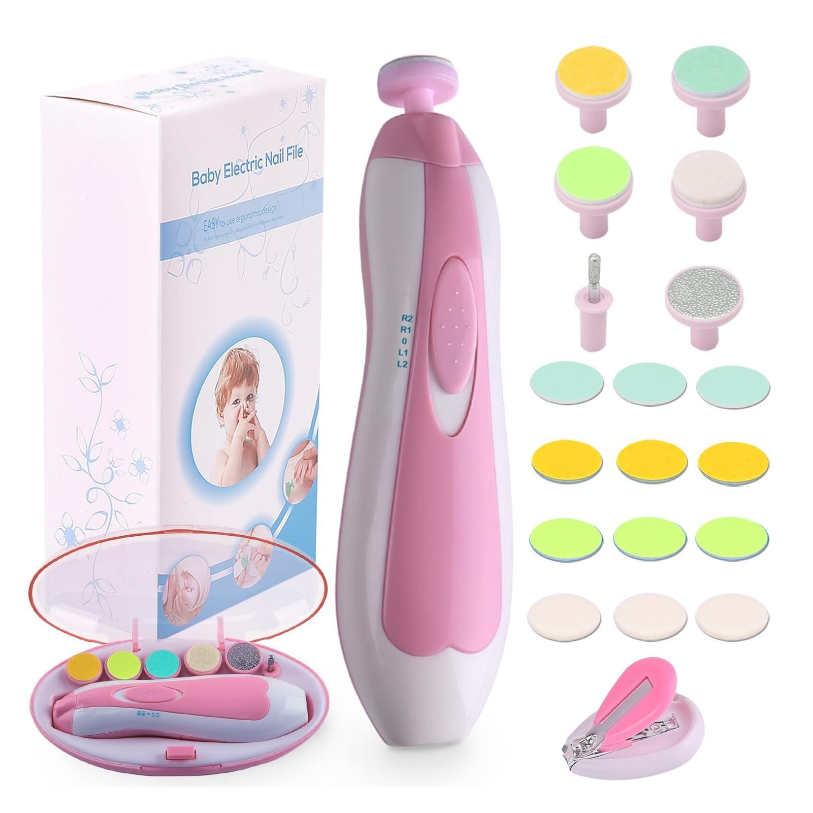Baby Nail Trimmer Electric Nail File Baby Nail Clippers, Safe Nail ...