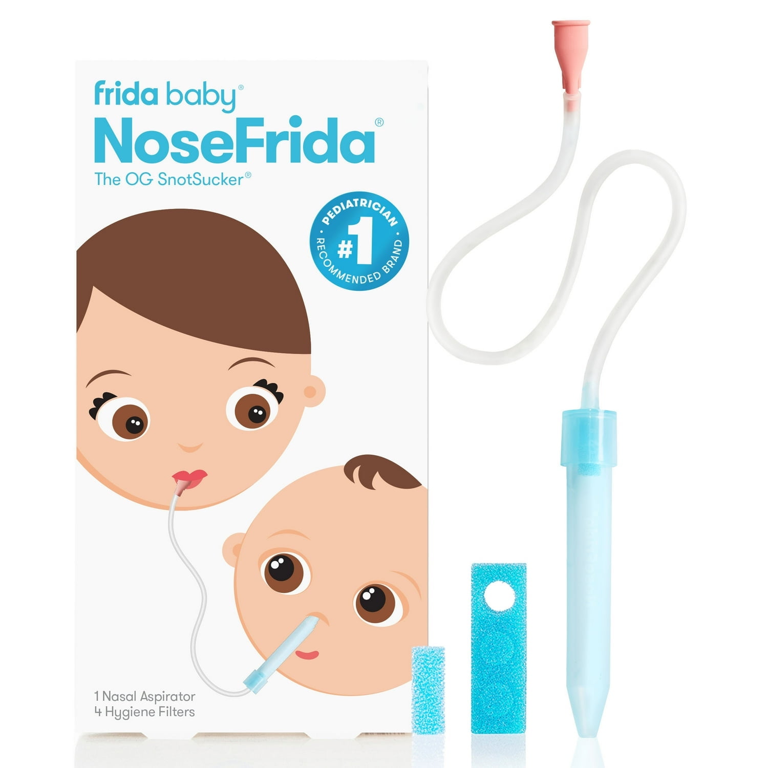 Frida Baby NoseFrida Snotsucker - Newborn Nasal Cleaner and Baby Booger ...