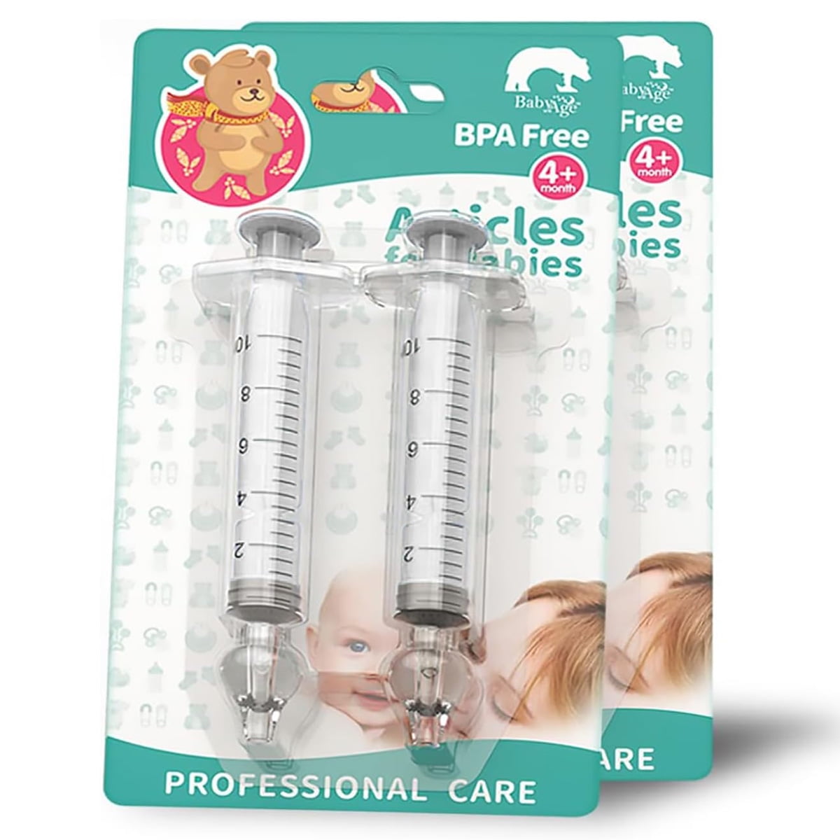 Baby Nasal Aspirator, Safe Silicon Sucks Snot and Mucus Qucik Syringe ...