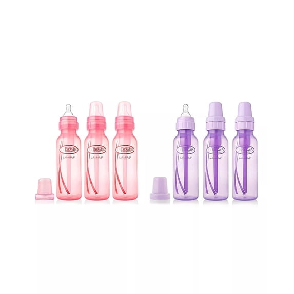 Baby Natural Flow Anti-Colic Baby Bottles - Walmart.com