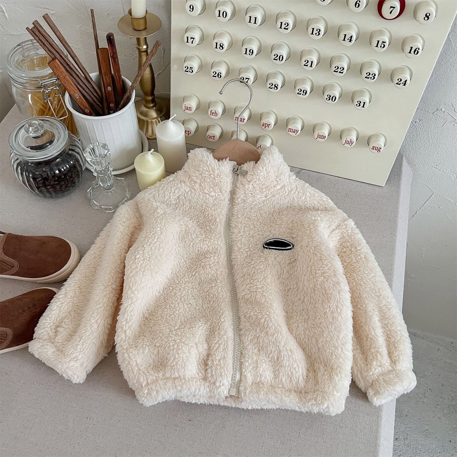 Baby Jacket Cute Cartoon Animal Printed Long Sleeve New Born Winter ...