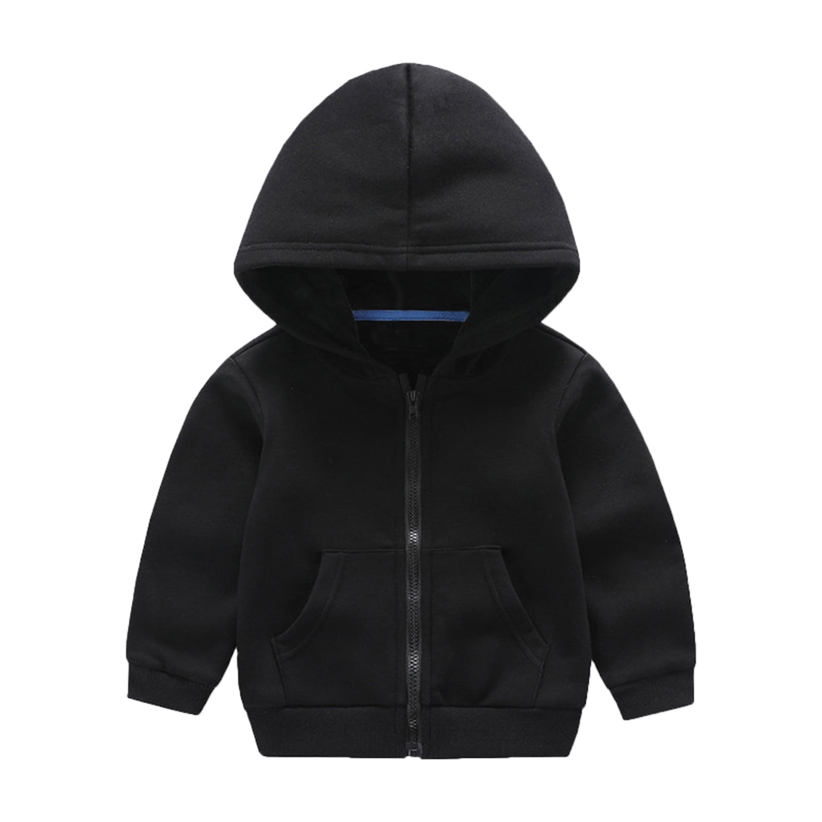 Baby Winter Jacket with Hooded Cute Printed Solid Long Sleeve Girl ...