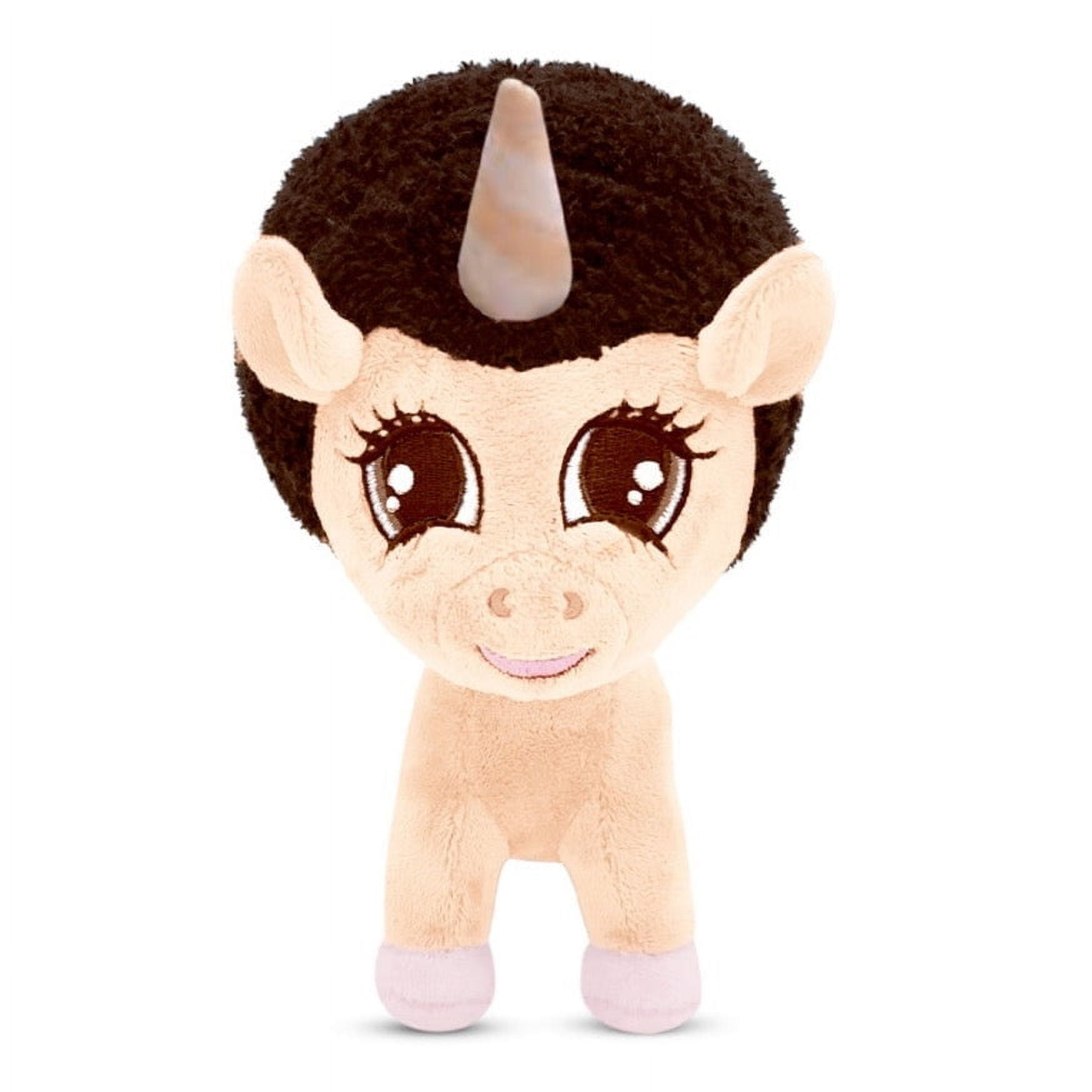 Baby Nia, Unicorn Plush Toy with Afro - Standing 8 inch - Walmart.com