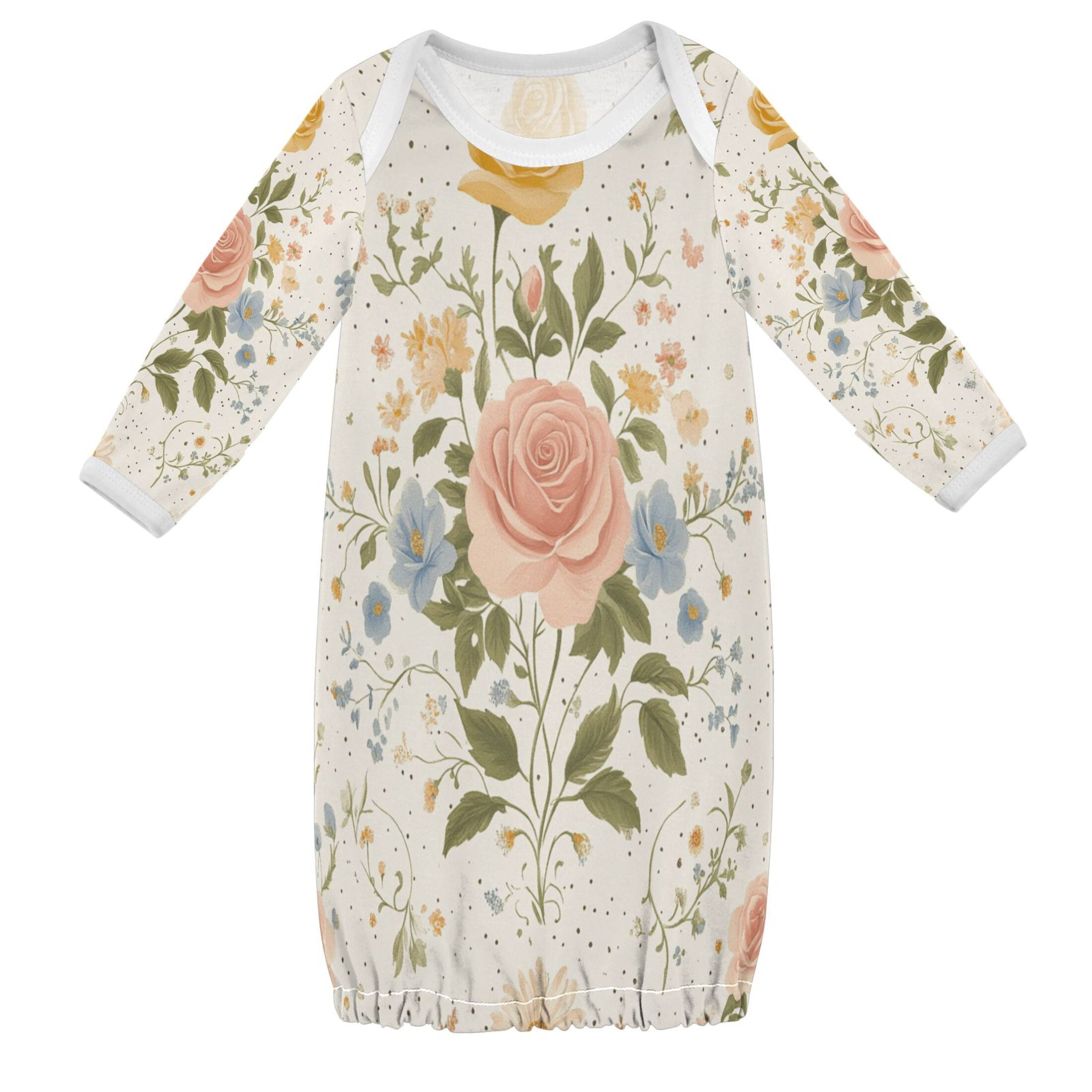 Baby Night dress Cartoon Creative Charming Floral Patterns in Soft ...