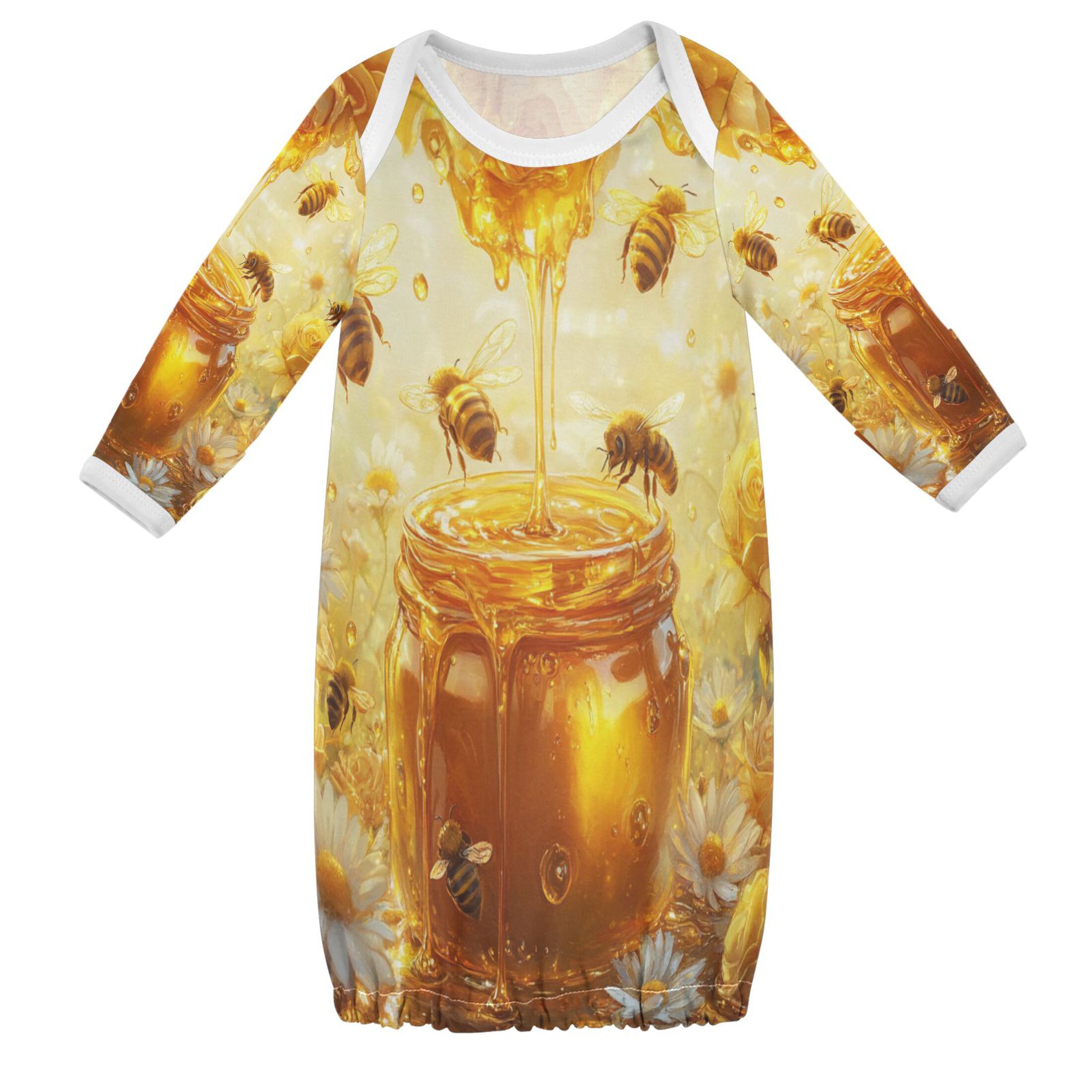 Baby Night dress Cartoon Creative Cute Bee Take HoneySleepwear Outfits ...