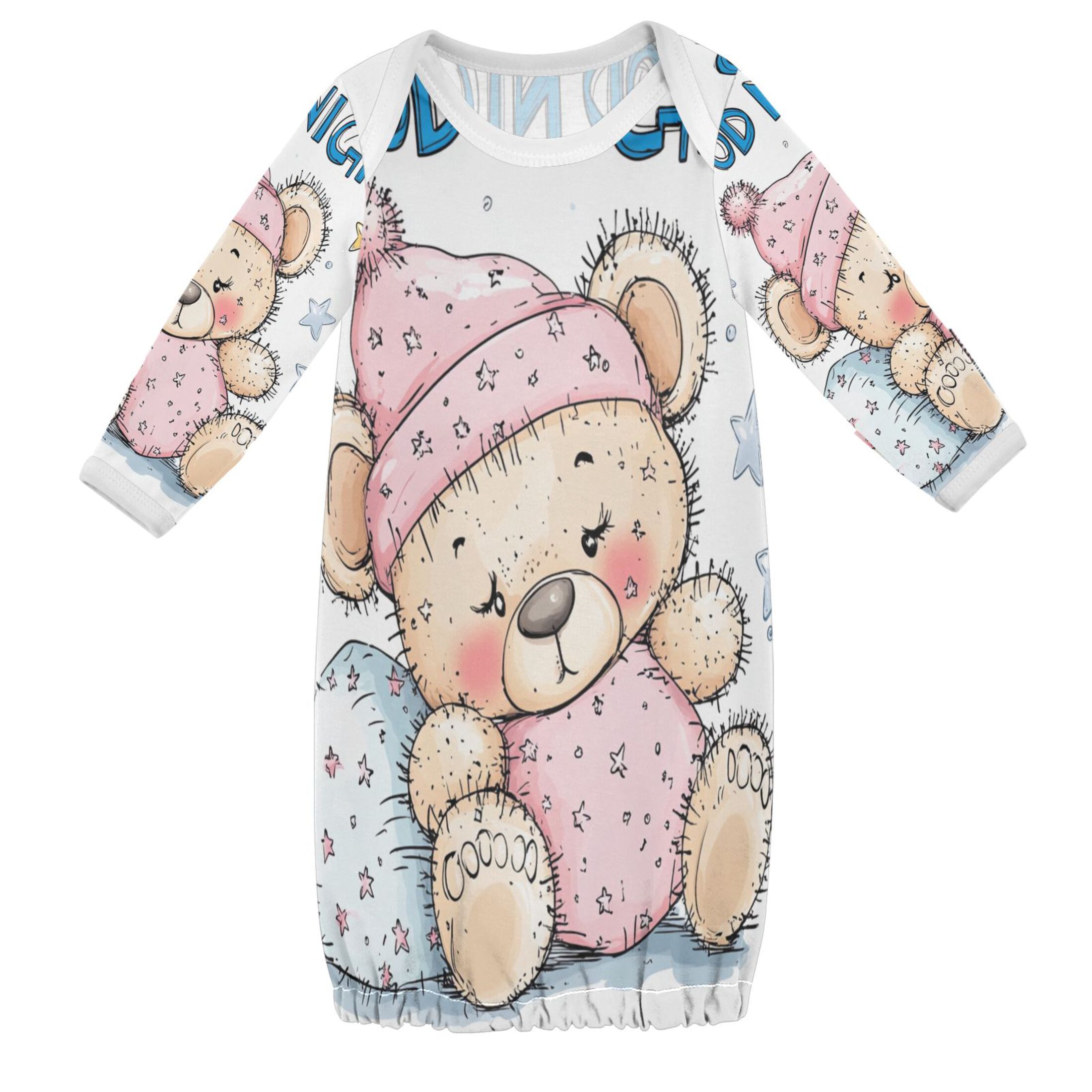 Baby Night dress Cartoon Creative Cute Cartoon Bear SleepingSleepwear ...