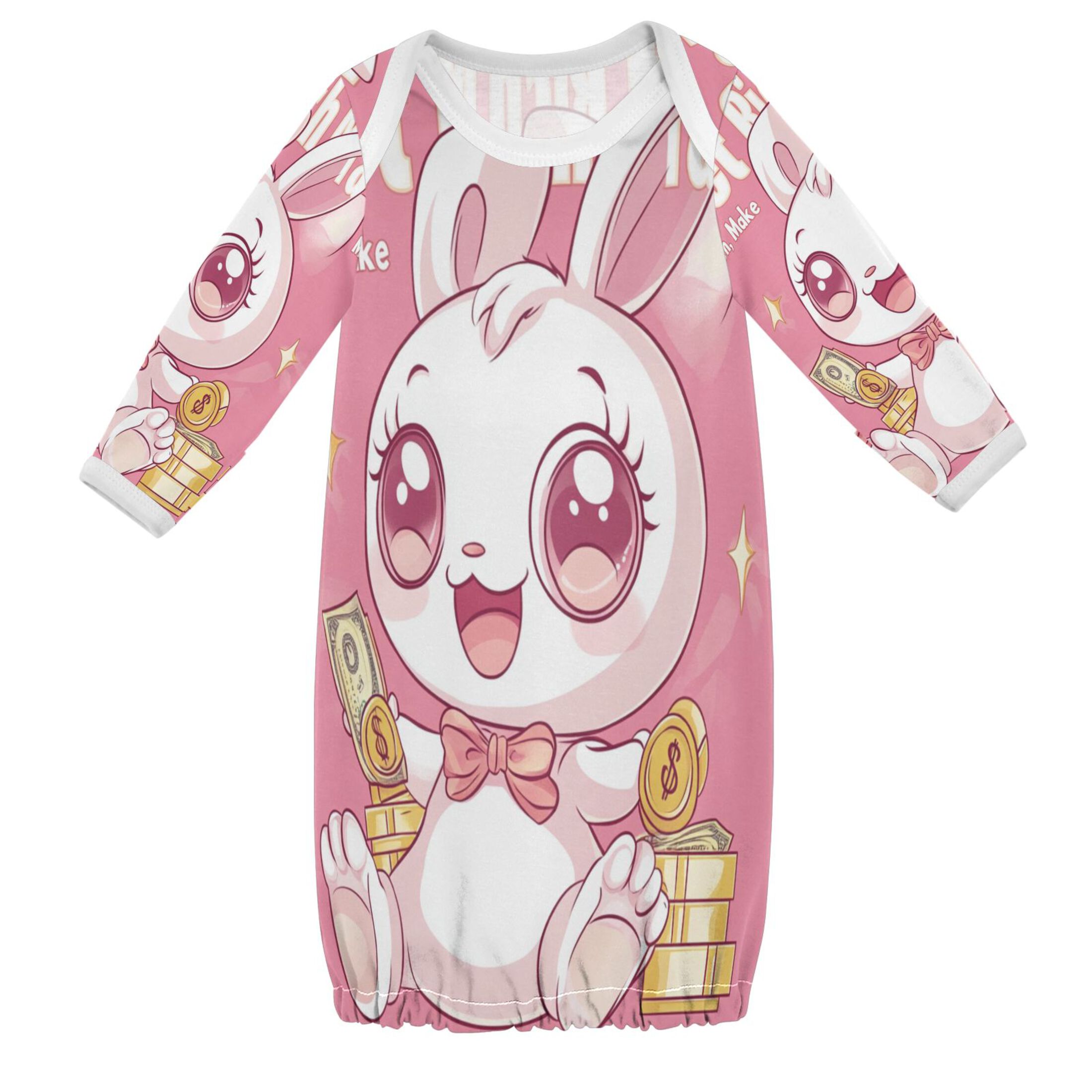 Baby Night dress Cartoon Creative Cute Dollar RabbitSleepwear Outfits ...