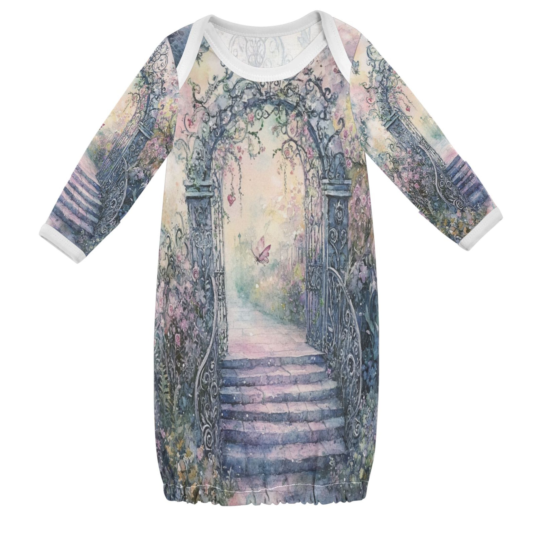 Baby Night dress Cartoon Creative Enchanted Garden with Butterflies ...