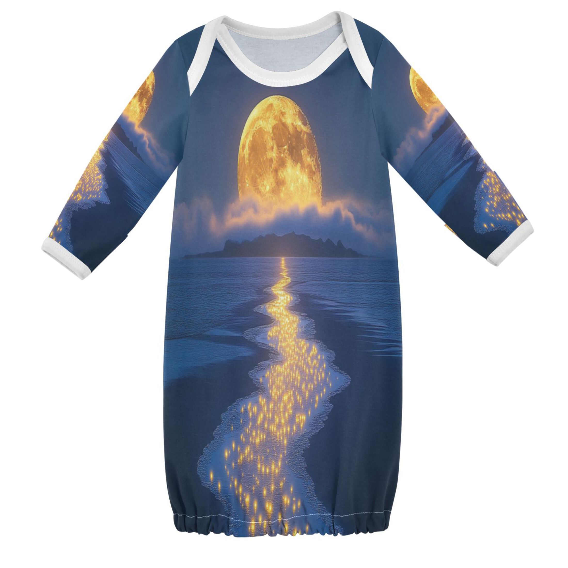 Baby Night dress Cartoon Creative Glowing Celestial over OceanSleepwear ...