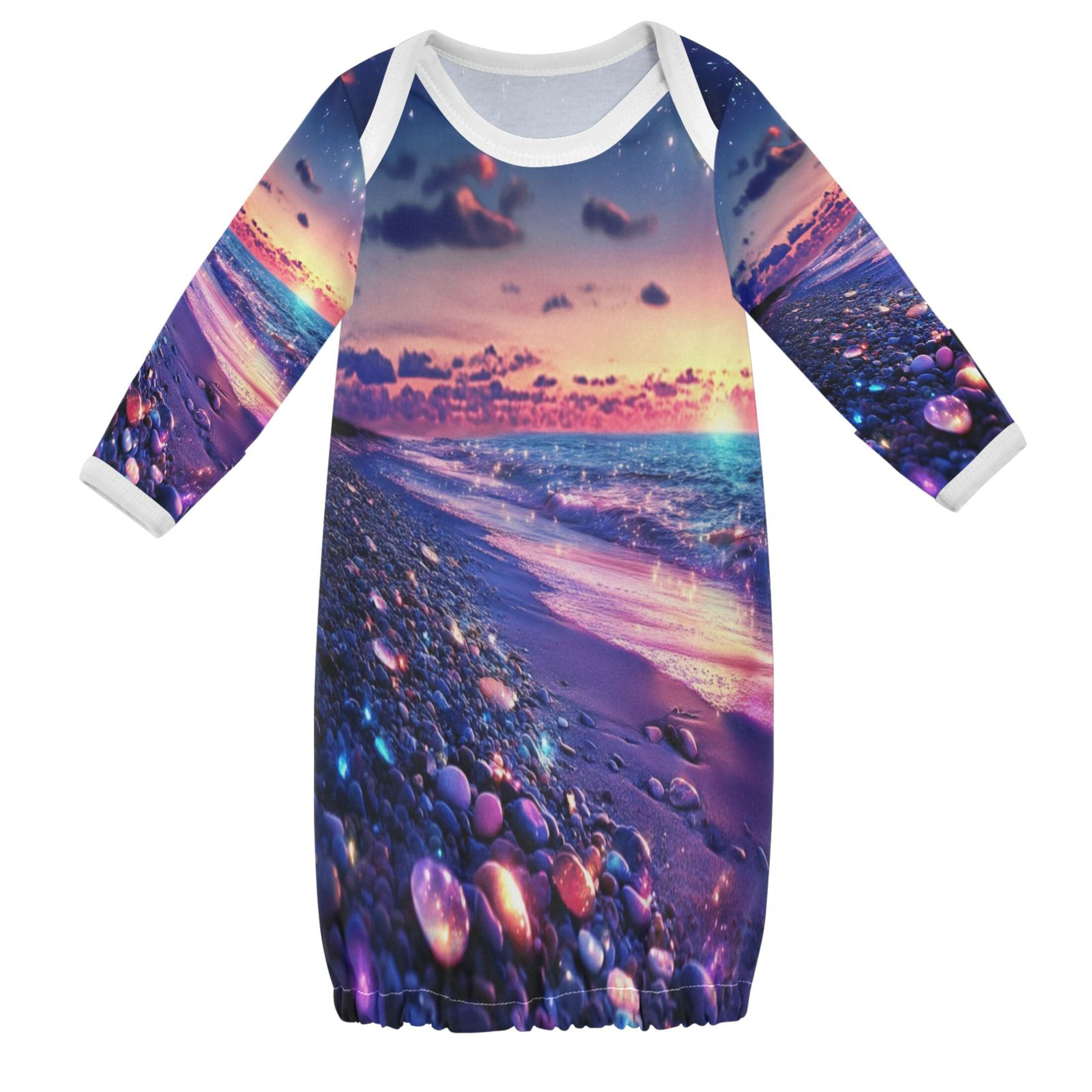 Baby Night dress Cartoon Creative Glowing Stones on Colorful ...