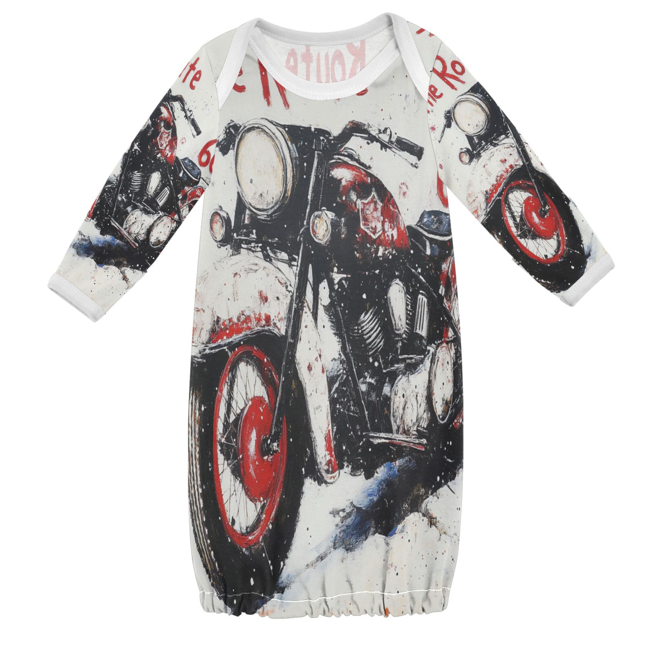Baby Night dress Cartoon Creative Oil Pattern Of MotorcycleSleepwear ...