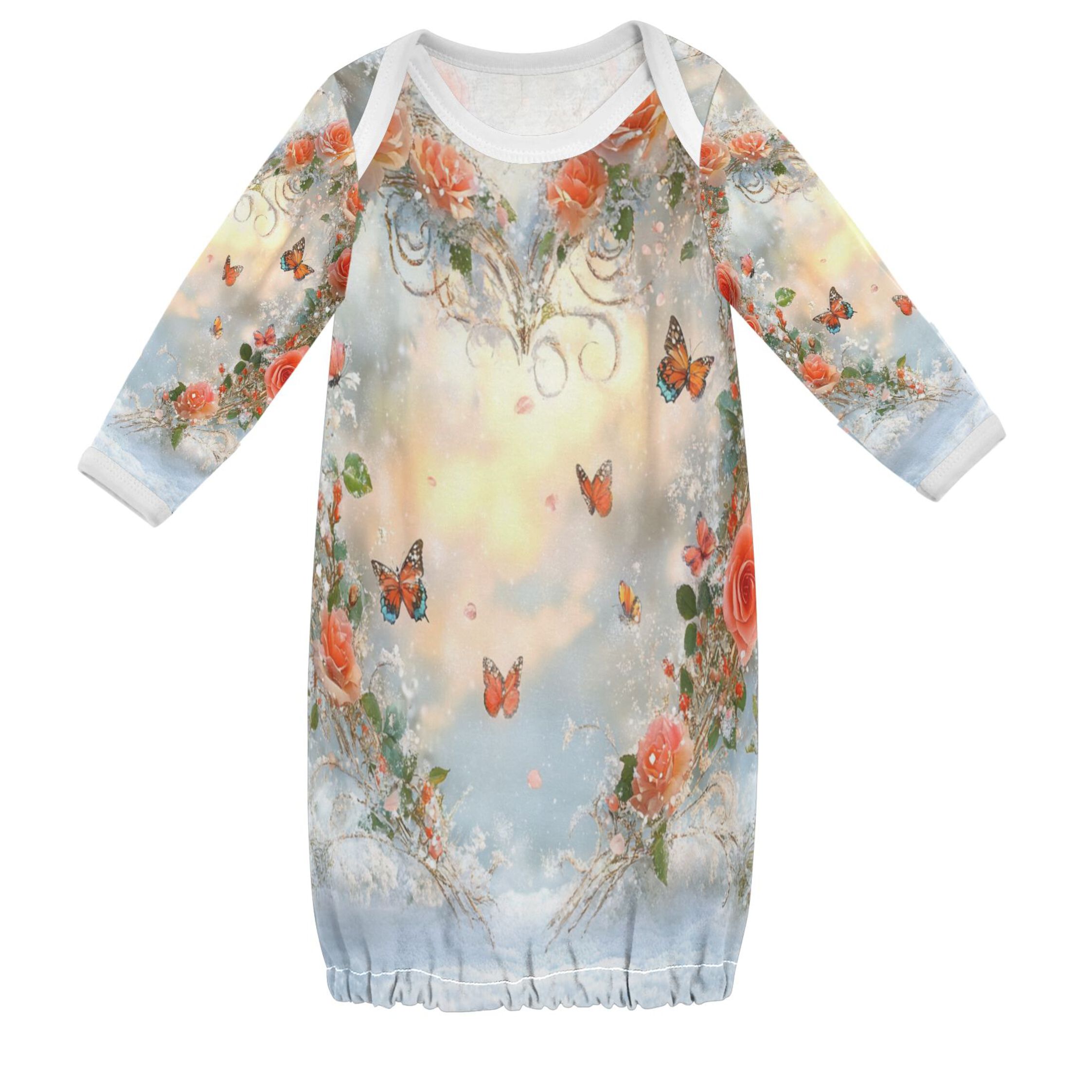 Baby Night dress Cartoon Creative Roses Heart Sleepwear Outfits Pajamas ...