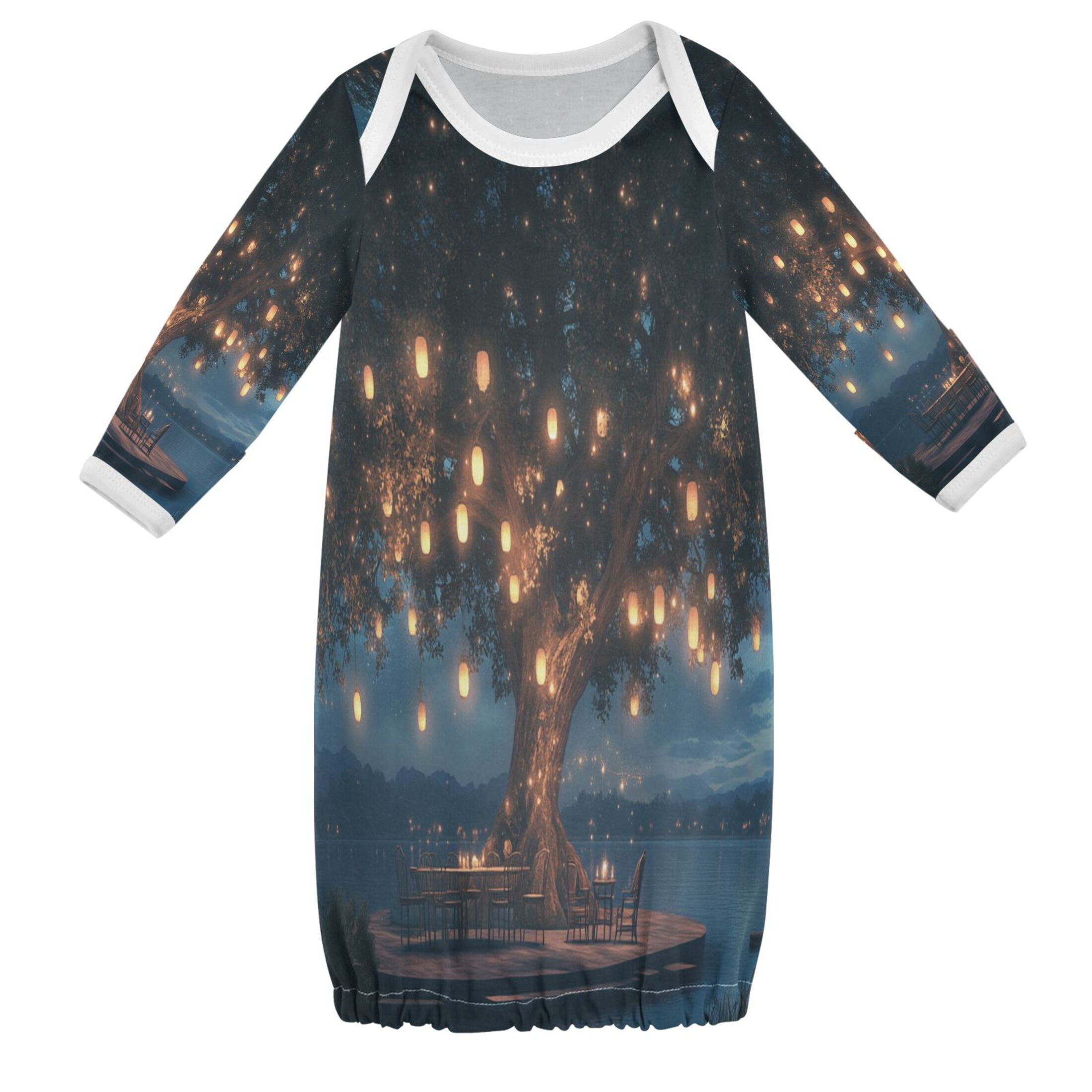 Baby Night dress Cartoon Creative Tree with Lanterns by ...