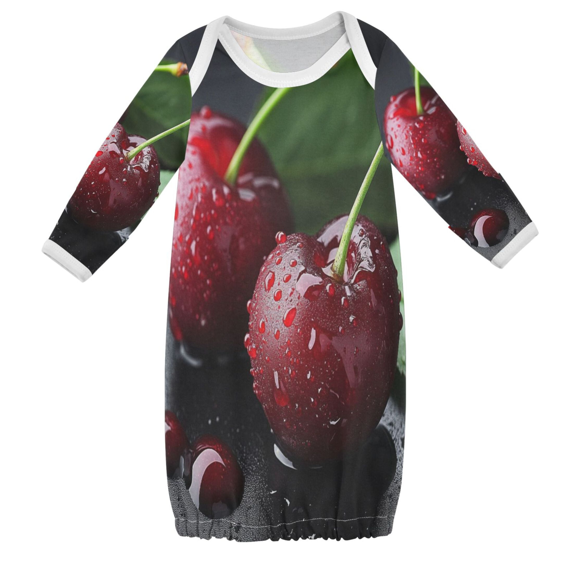 Baby Night dress Cartoon Creative Two Cherries with LeavesSleepwear ...