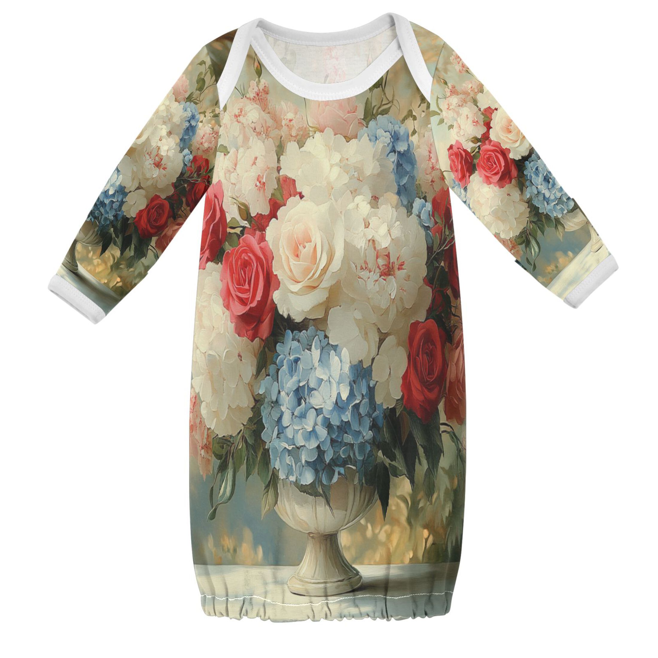 Baby Night dress Cartoon Creative Vibrant Bouquet Of EleganceSleepwear ...