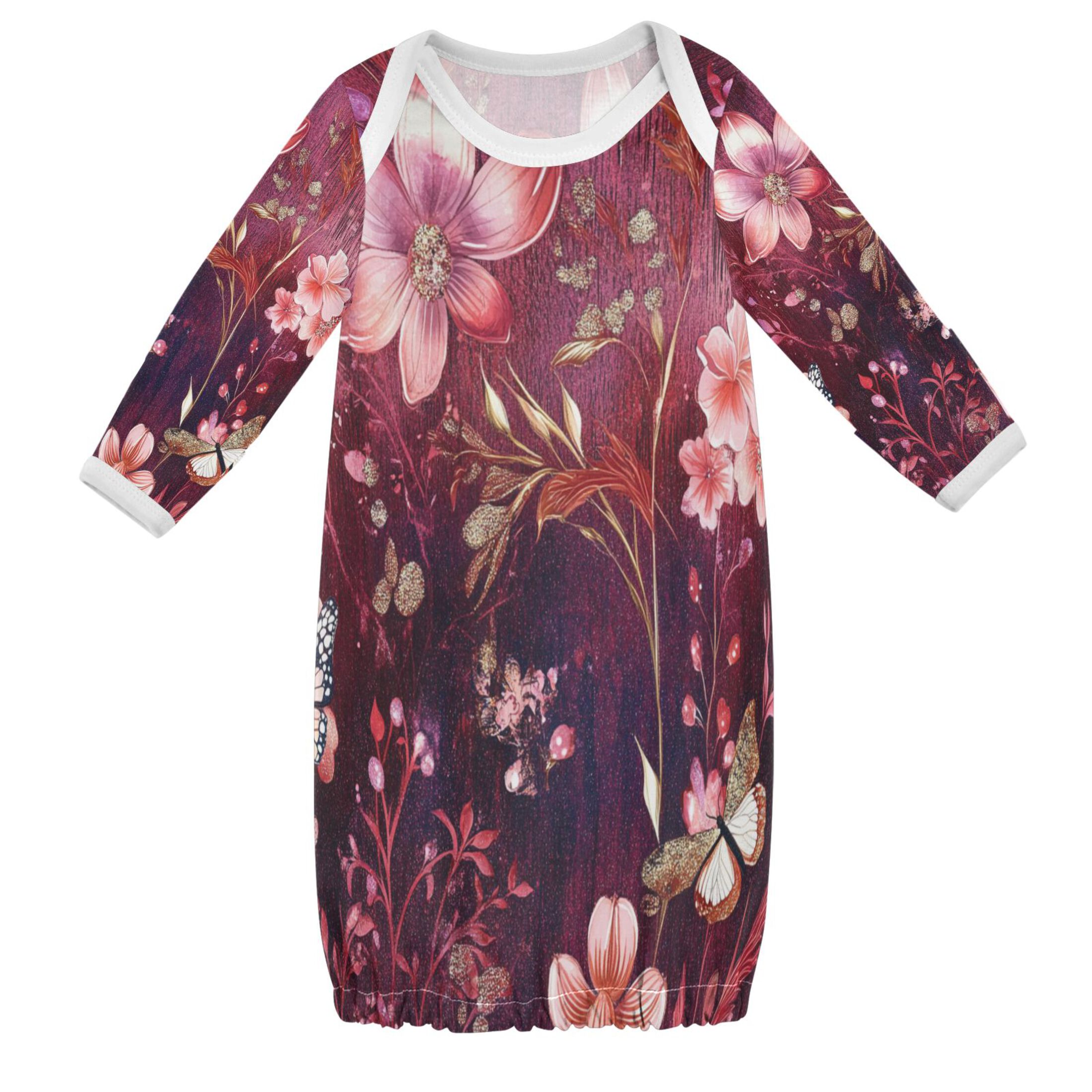 Baby Night dress Cartoon Creative Whimsical Floral NightscapeSleepwear ...