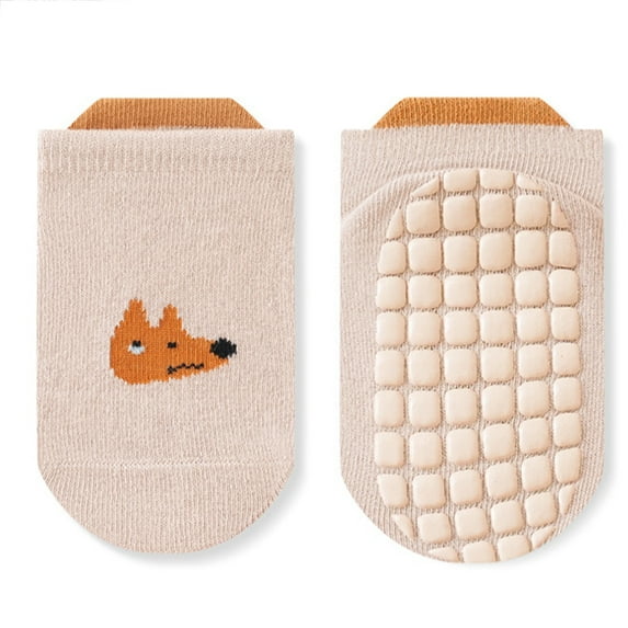 Baby Nonslip Socks Soft & Breathable Floor Socks Cotton Fabric for ...