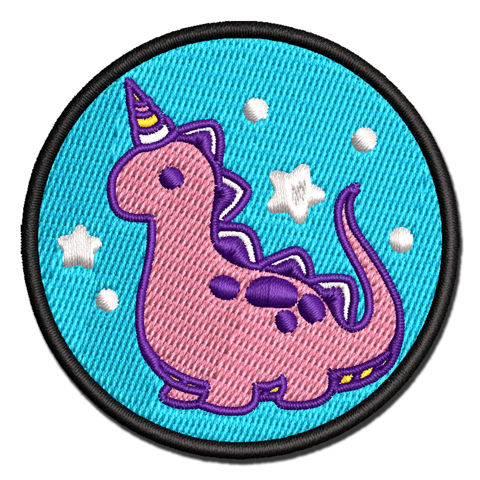 Baby Nursery Dinocorn Dinosaur Unicorn Applique Multi-Color Embroidered ...