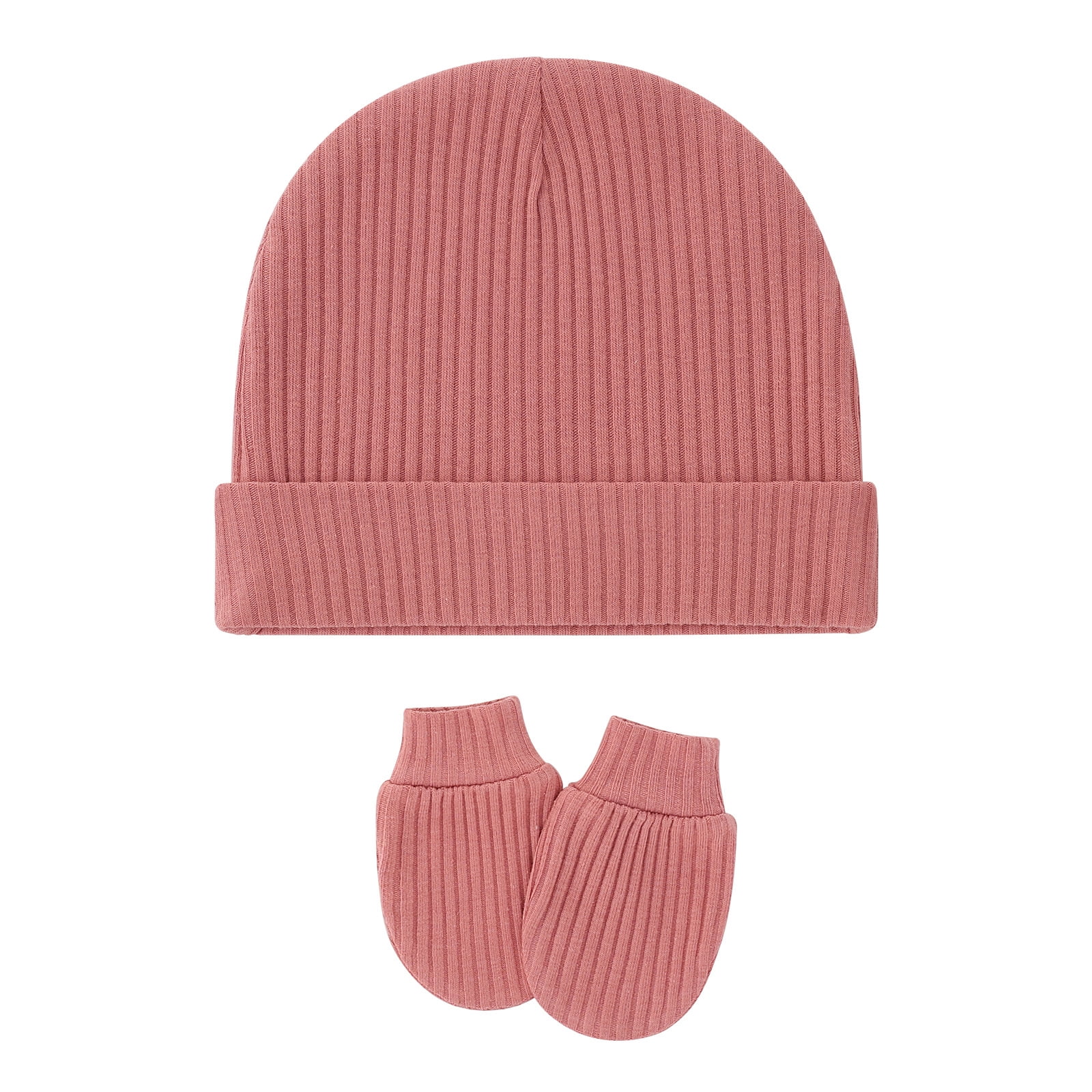 Baby Nursery Hat and Gloves Set Cotton Winter Caps Gloves Set for ...