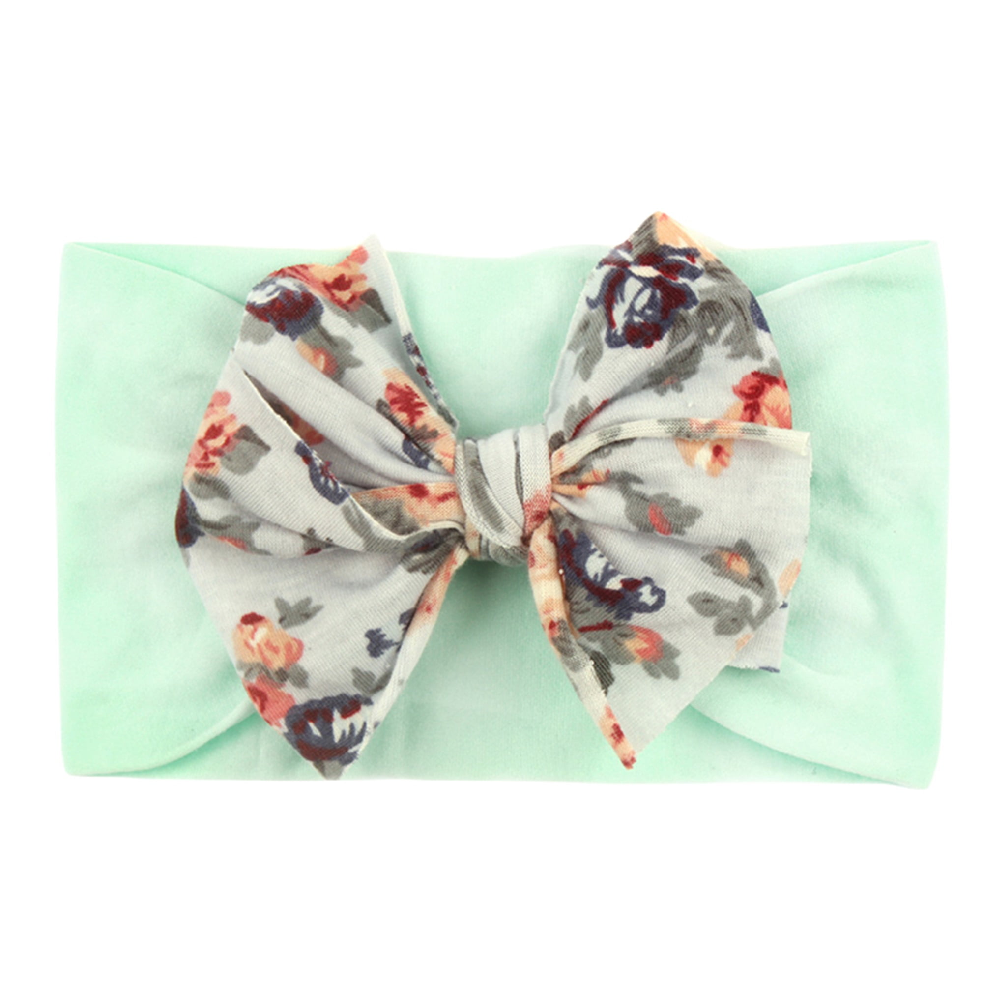 Baby Nylon Headbands, Elastic Infant Headbands with Floral Bows ...