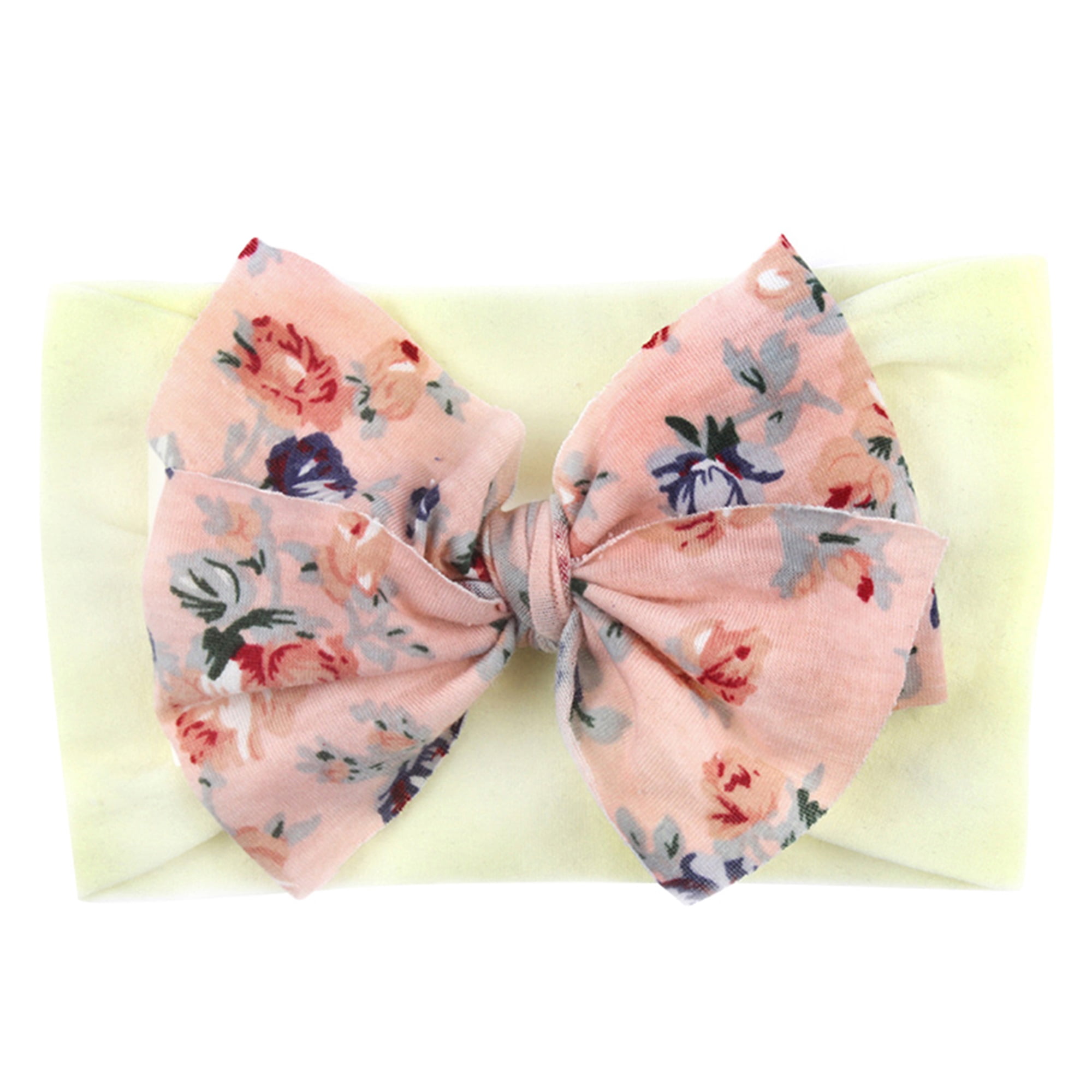 Baby Nylon Headbands, Elastic Infant Headbands with Floral Bows ...