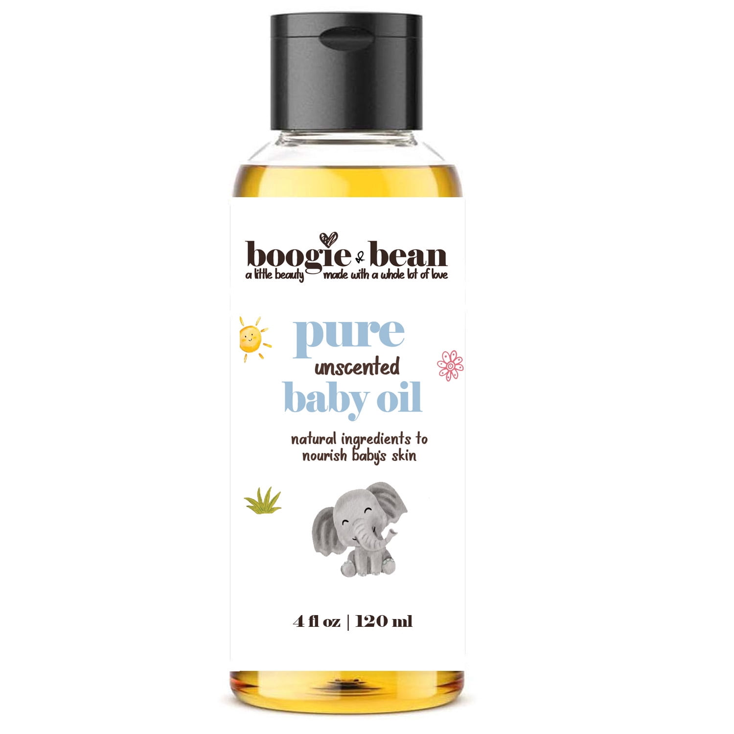 Baby Oil, Natural Unscented Baby Oil, Fragrance Free Baby Oil, Non GMO ...
