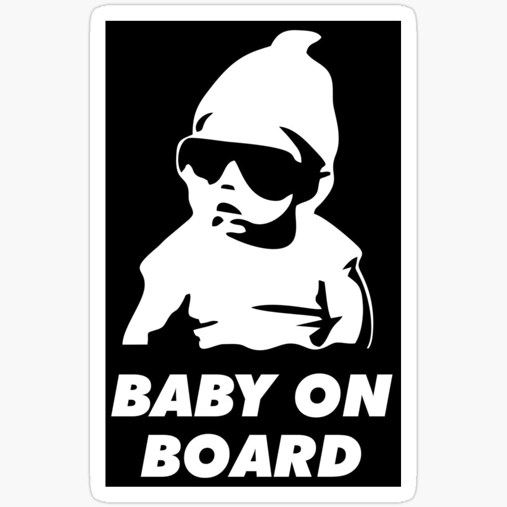 Baby On Board - Carlos Sticker Phone Decal Water Bottle Stickers Car ...