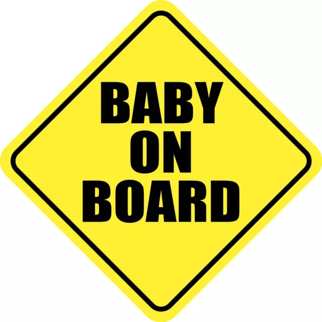 Baby On Board Child Sticker Decal Reflective Sticker Or Magnet Car Sign ...