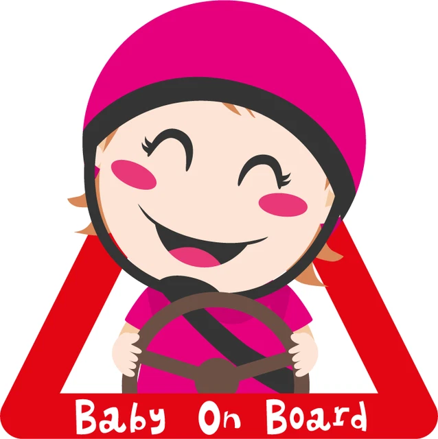 Baby On Board Driver Sticker Phone Decal Water Bottle Stickers Car ...
