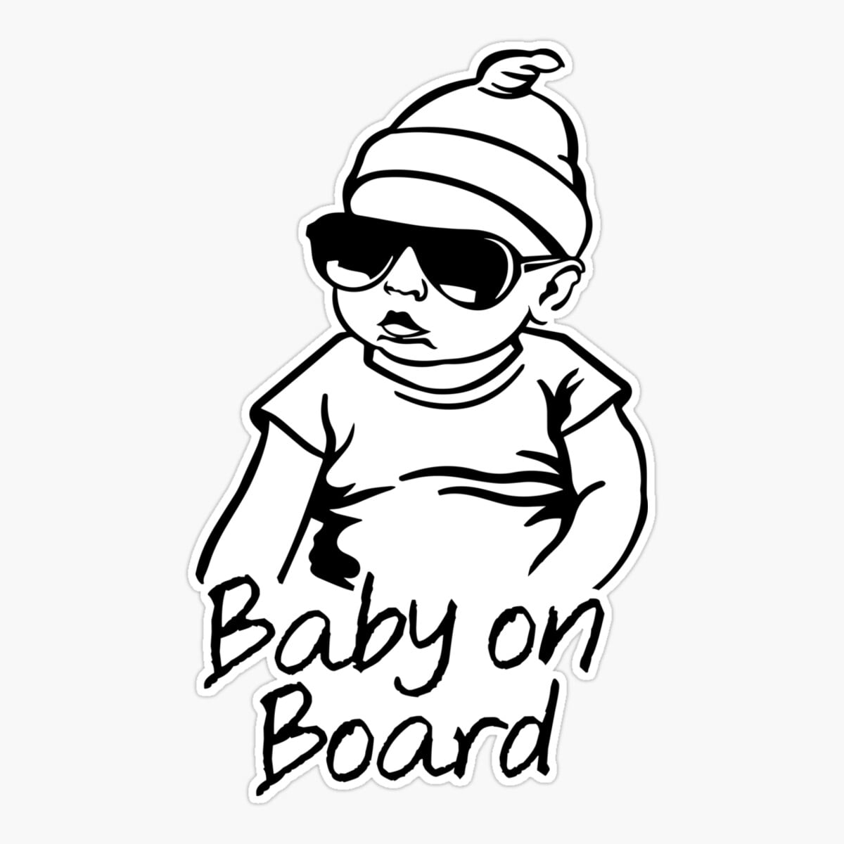 Baby On Board Er, Phone Decal Water Bottle Stickers Car Decals, Funny ...