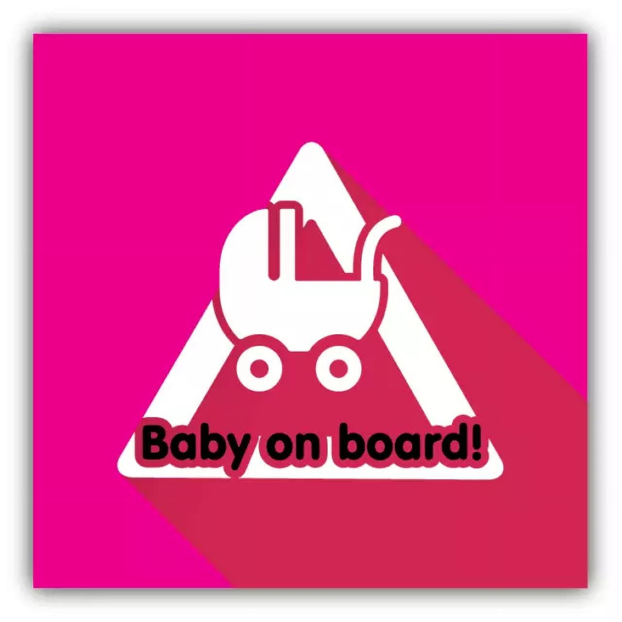 Baby On Board Sign Buggy Sticker Phone Decal Water Bottle Stickers Car ...