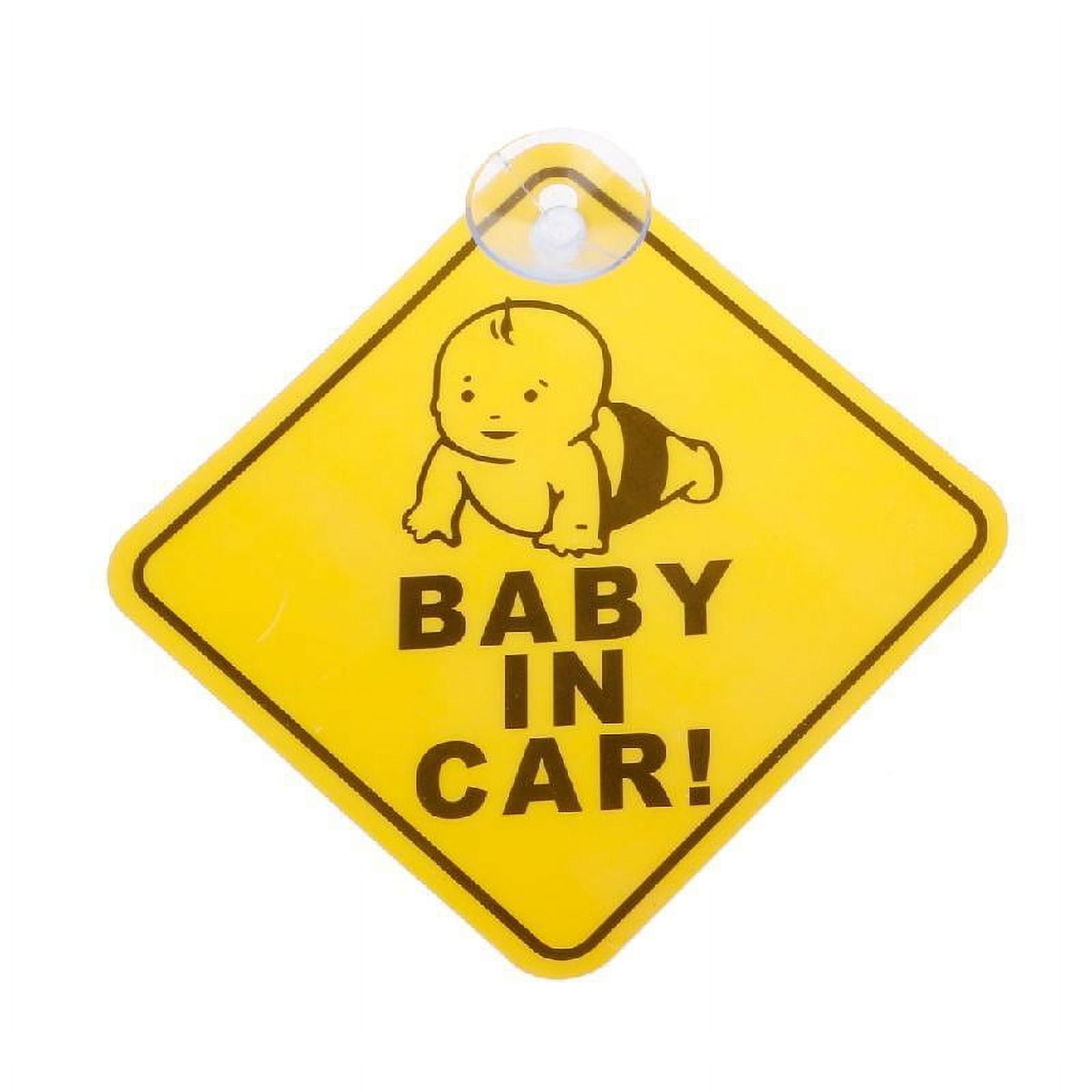Baby On Board Signs Double Suction Cups Car Kids Sticker Child for ...