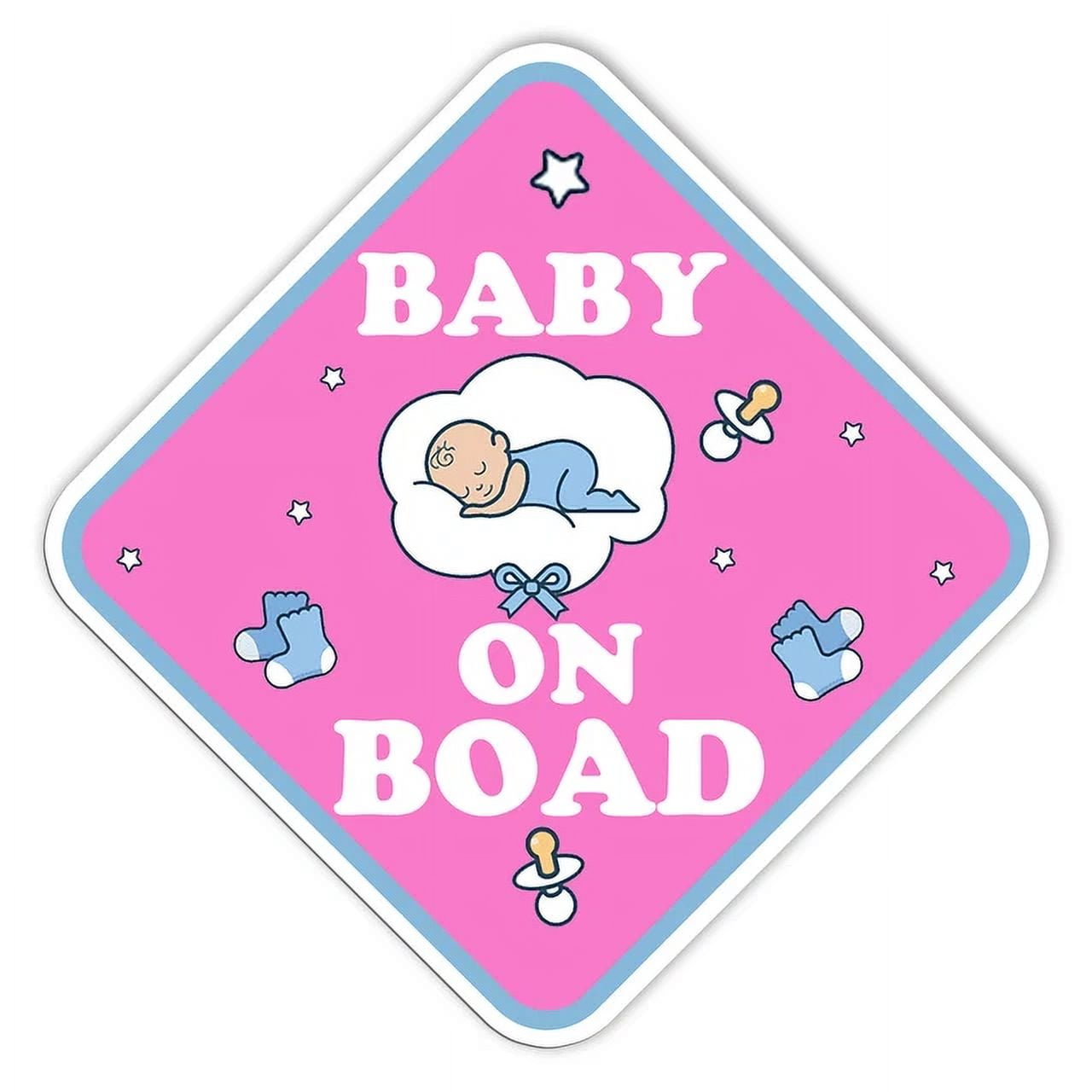 Baby On Board Stickers Safety Sign Bumber Stickers For Car Truck Van ...